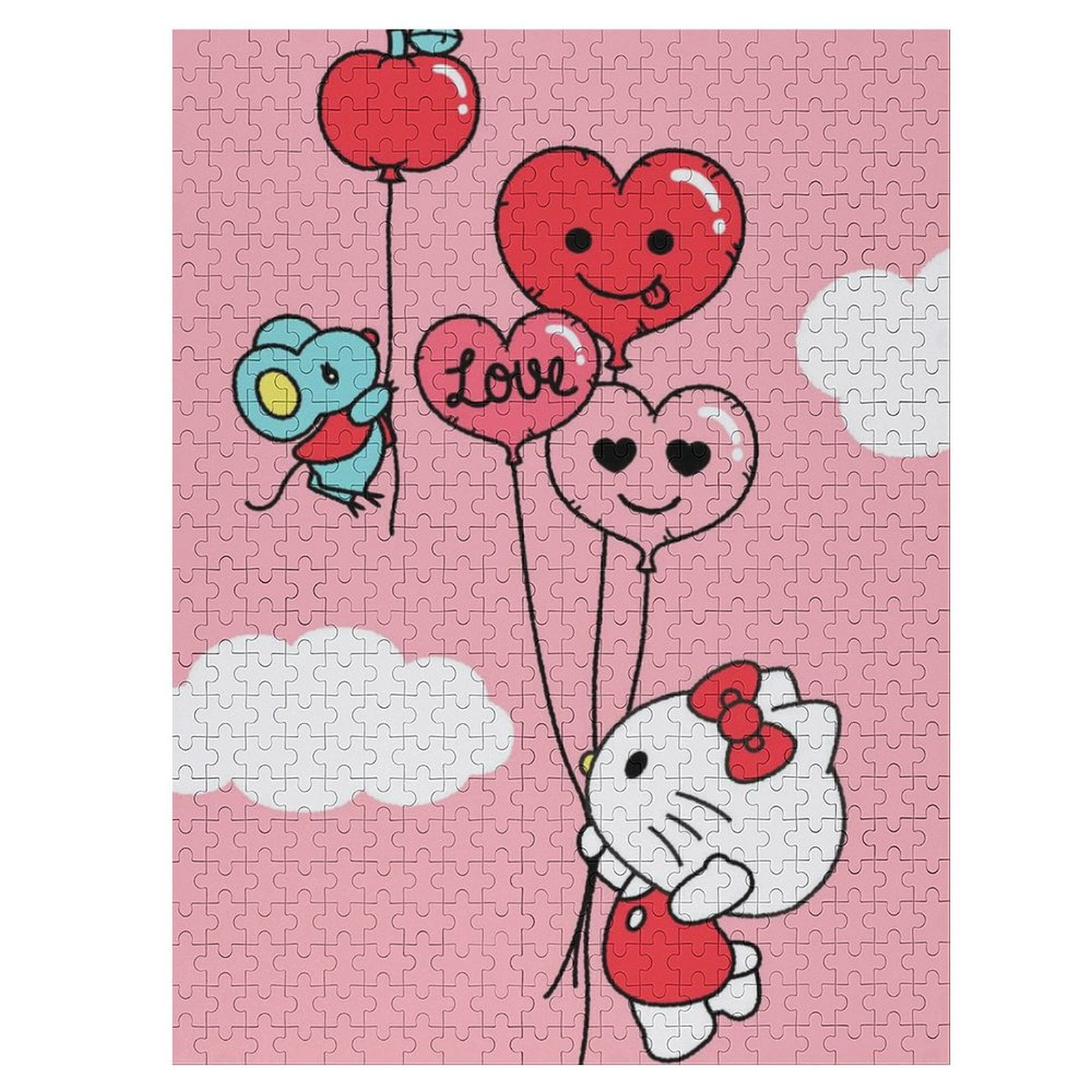 Hello Kitty Merch Hello Kitty Puzzles for Kids 500 PCS Puzzle Toys ...