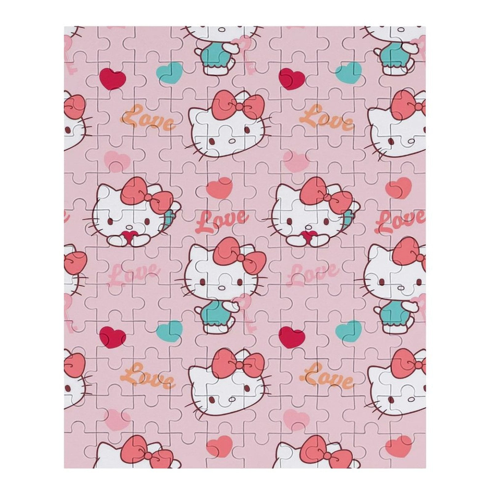 Hello Kitty Merch Hello Kitty Puzzles for Kids 70 PCS Puzzle Toys ...
