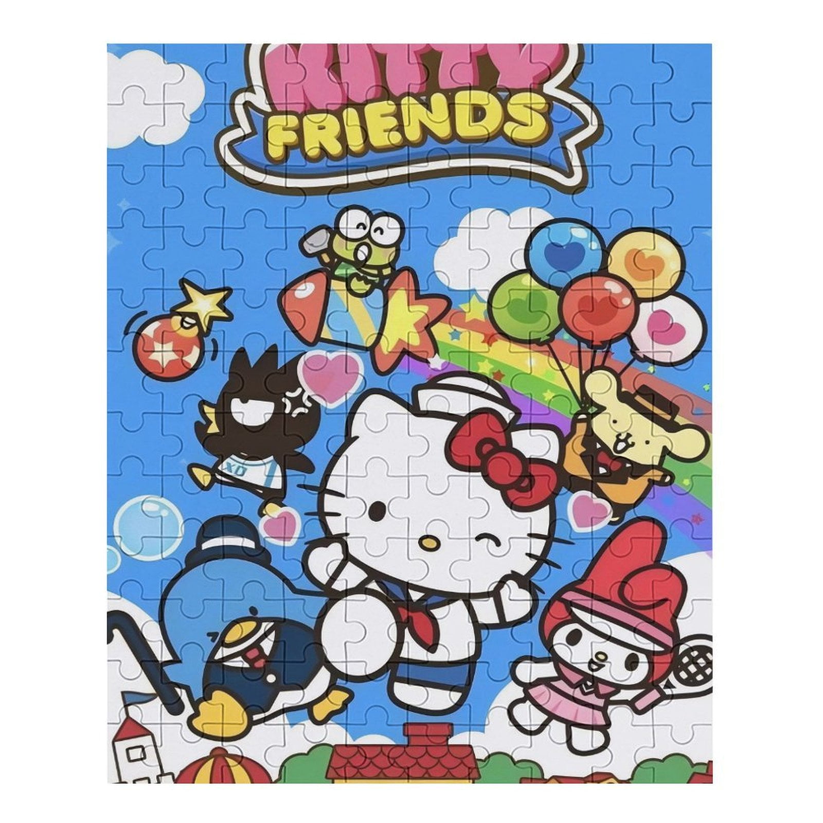 Hello Kitty Merch Hello Kitty Puzzles for Kids 70 PCS Puzzle Toys ...