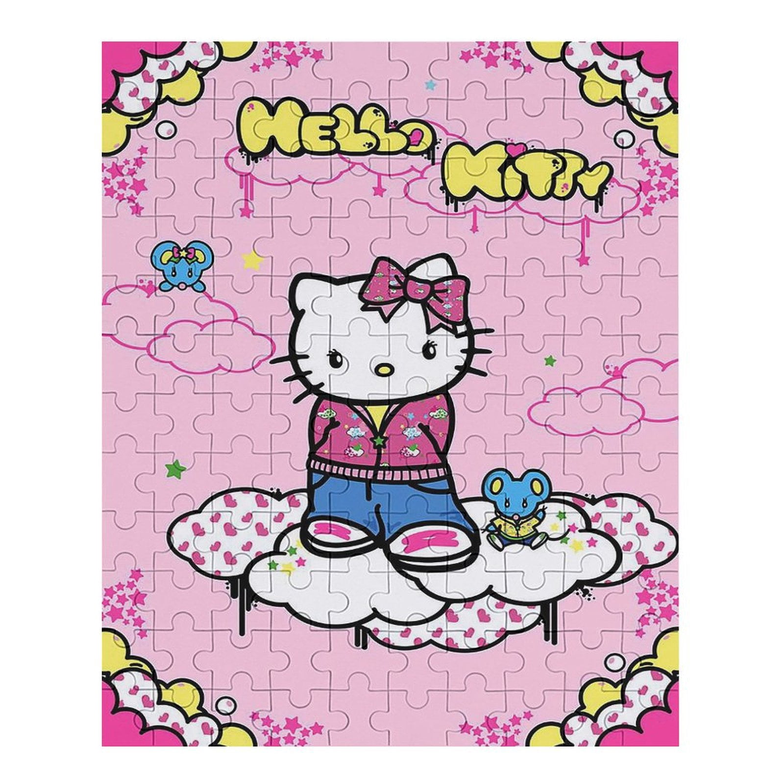 Hello Kitty Merch Hello Kitty Puzzles for Kids 70 PCS Puzzle Toys ...