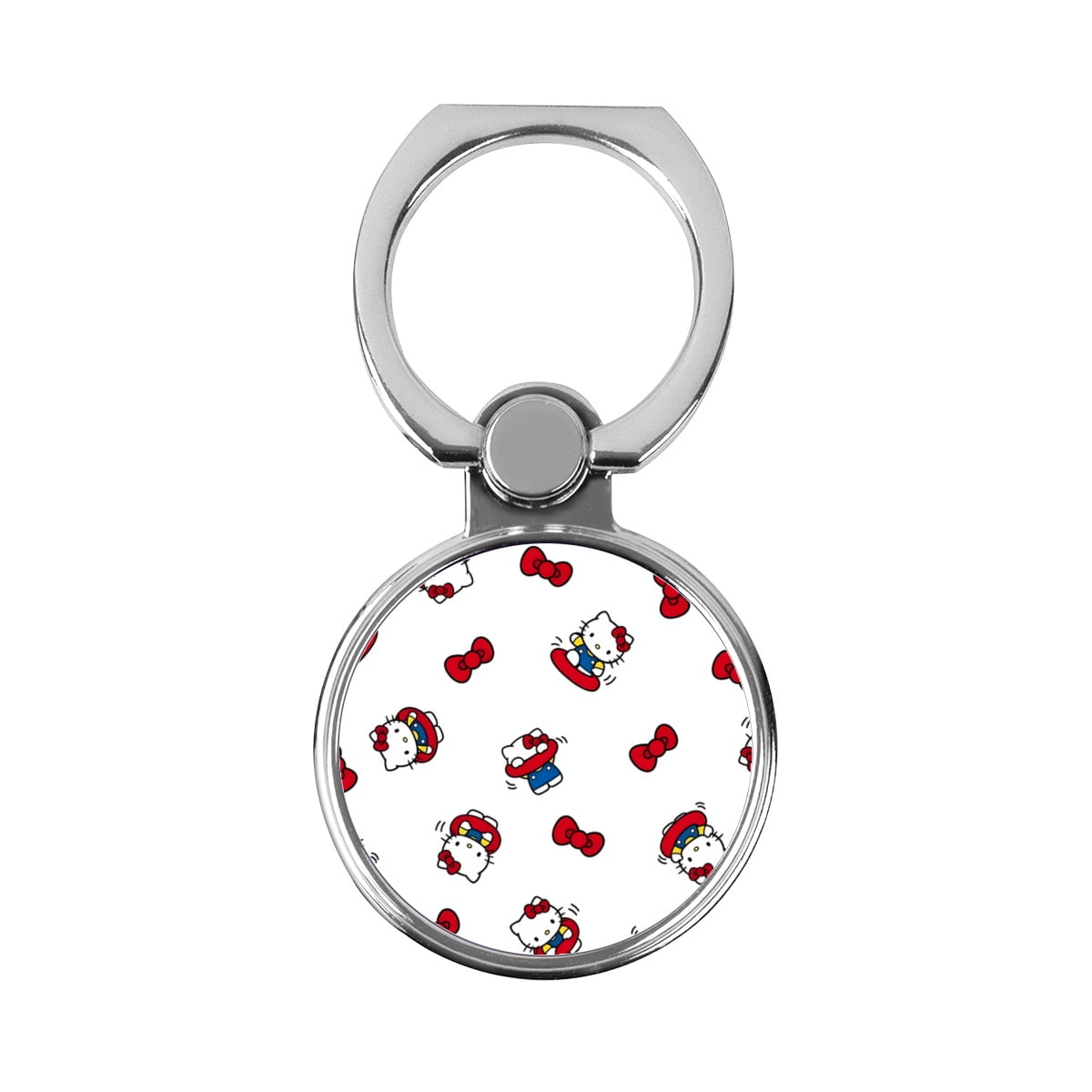 Hello Kitty Metal Ring Circular Phone Holder Metal Finger Ring Socket ...