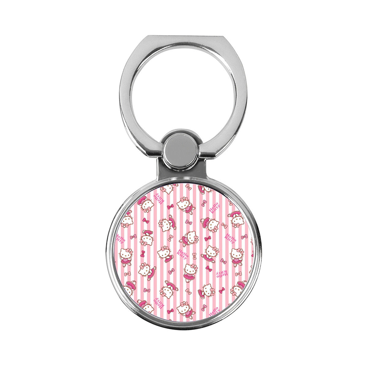 Hello Kitty Metal Ring Circular Phone Holder Metal Finger Ring Socket ...