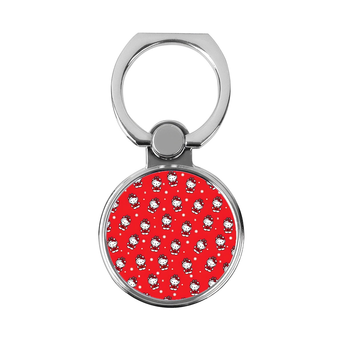 Hello Kitty Metal Ring Circular Phone Holder Metal Finger Ring Socket ...