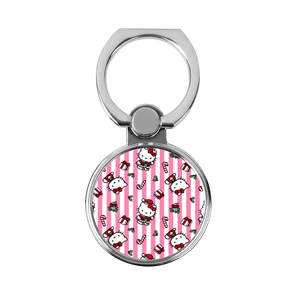 Hello Kitty Metal Ring Circular Phone Holder Metal Finger Ring Socket ...