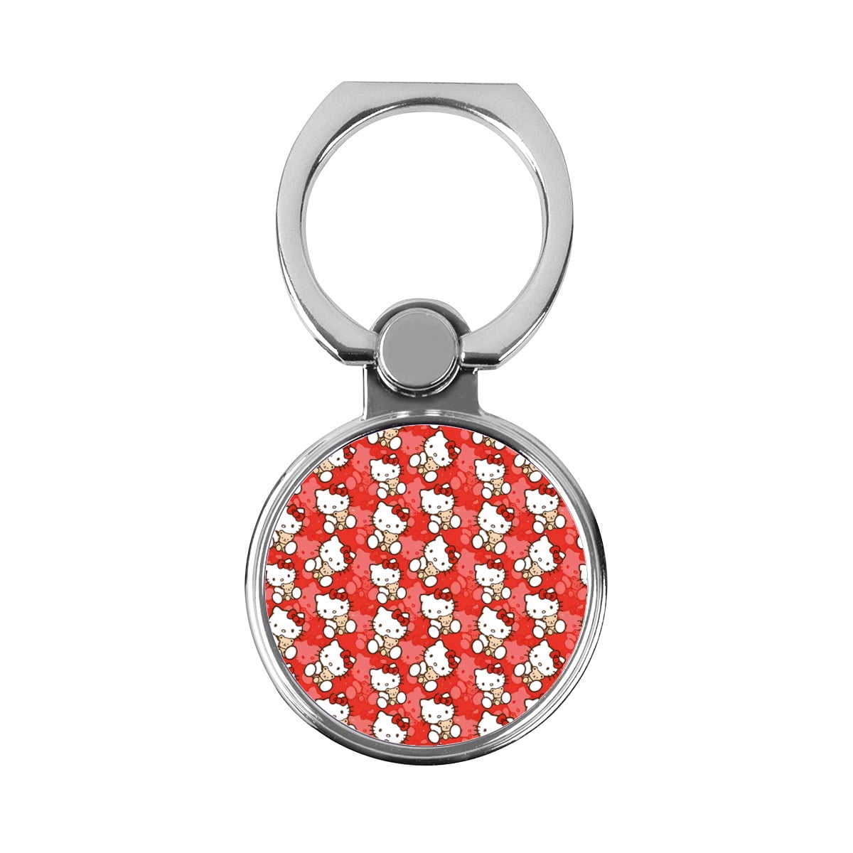 Hello Kitty Metal Ring Circular Phone Holder Metal Finger Ring Socket ...