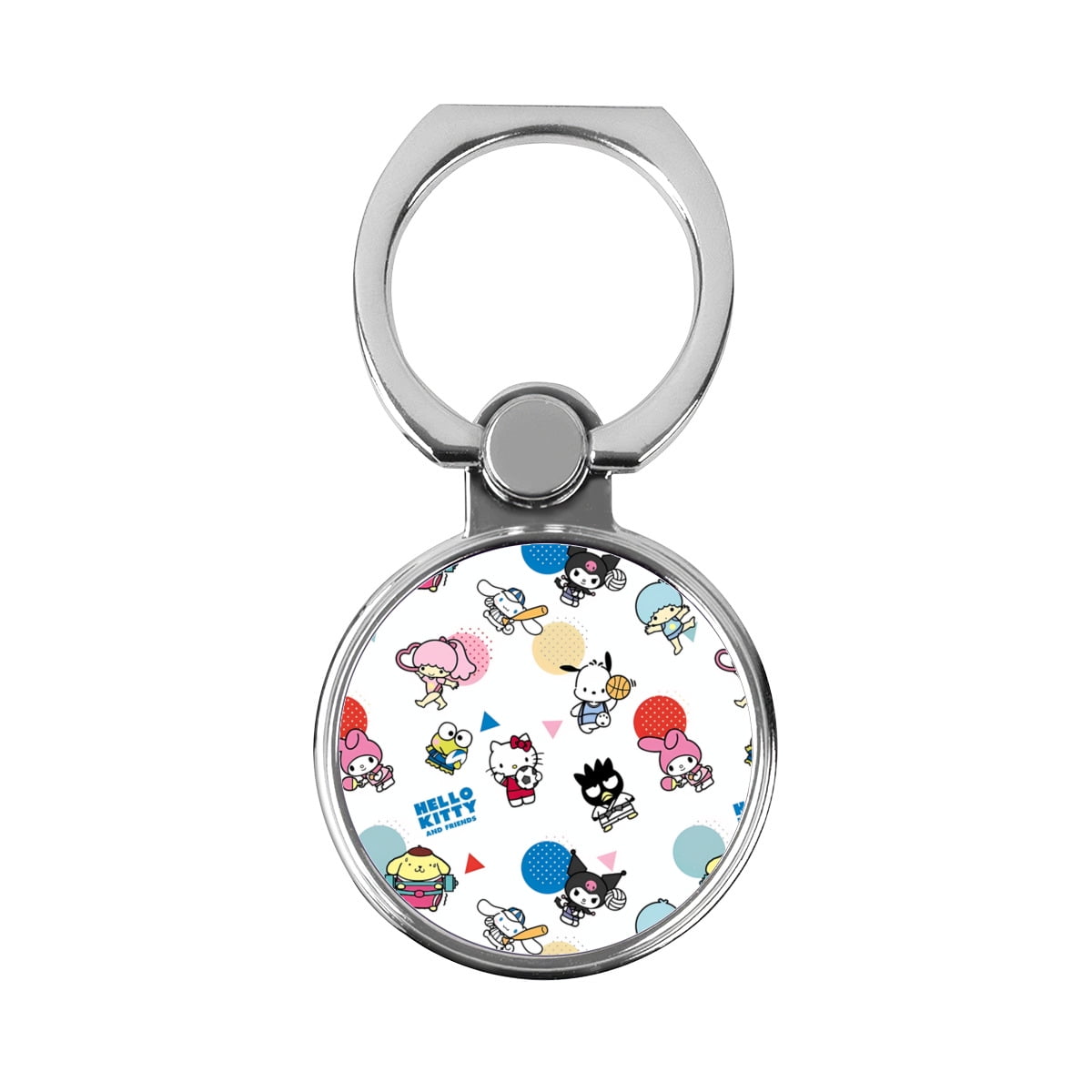 Hello Kitty Metal Ring Circular Phone Holder Metal Finger Ring Socket ...