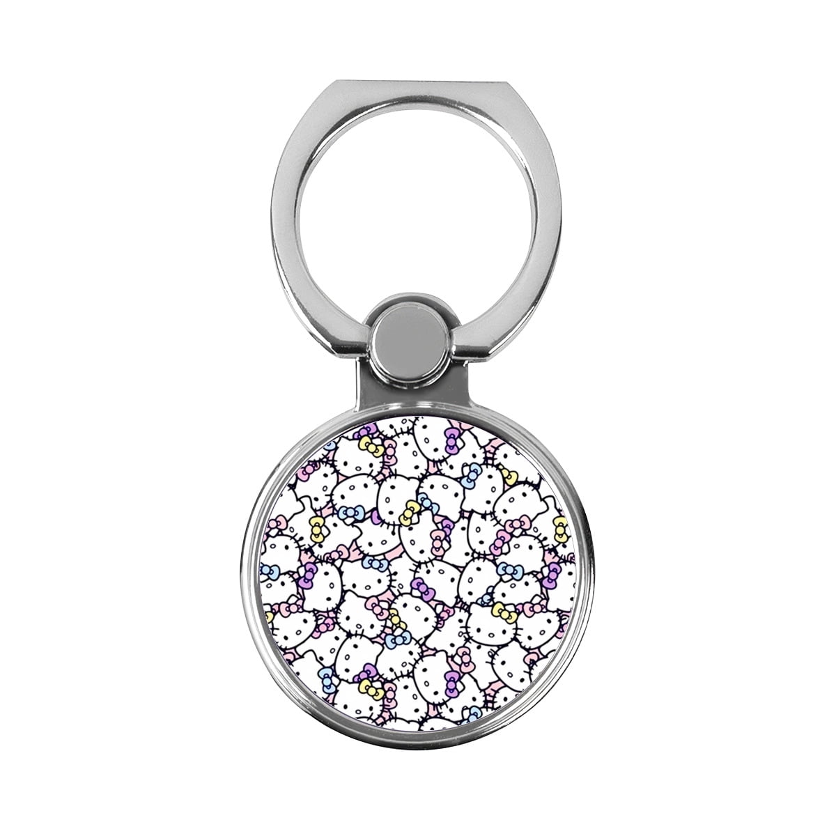 Hello Kitty Metal Ring Circular Phone Holder Metal Finger Ring Socket ...