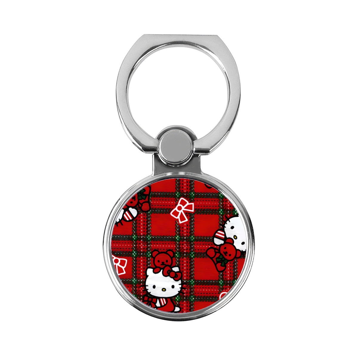 Hello Kitty Metal Ring Circular Phone Holder Metal Finger Ring Socket ...