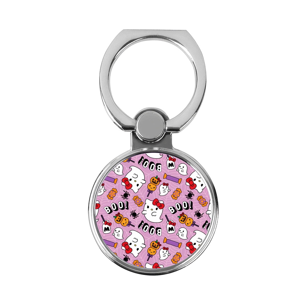 Hello Kitty Metal Ring Circular Phone Holder Metal Finger Ring Socket ...