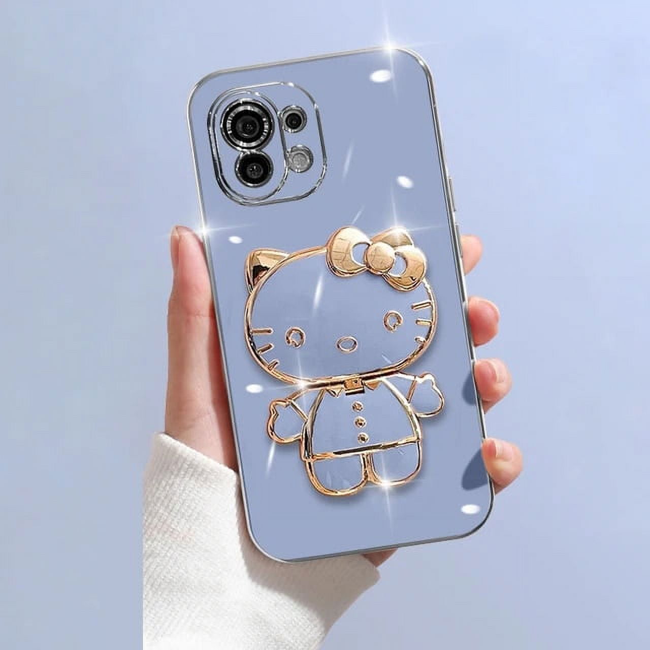Hello Kitty Mirror Bracket Case For Xiaomi Redmi Note 12 4G 5G Turbo ...