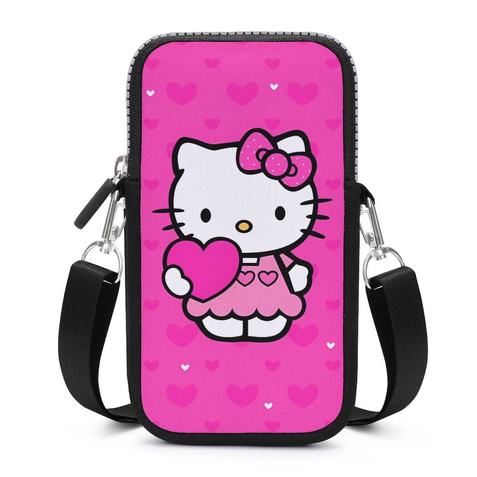 Hello Kitty Mobile Phone Crossbody Bag Women's Handbag Adjustable ...