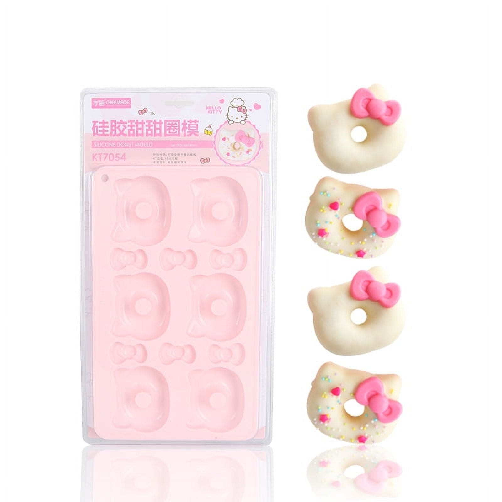 Hello Kitty Mold Authentic Sanrio Fondant Ice Tray Jelly Pudding Mold ...