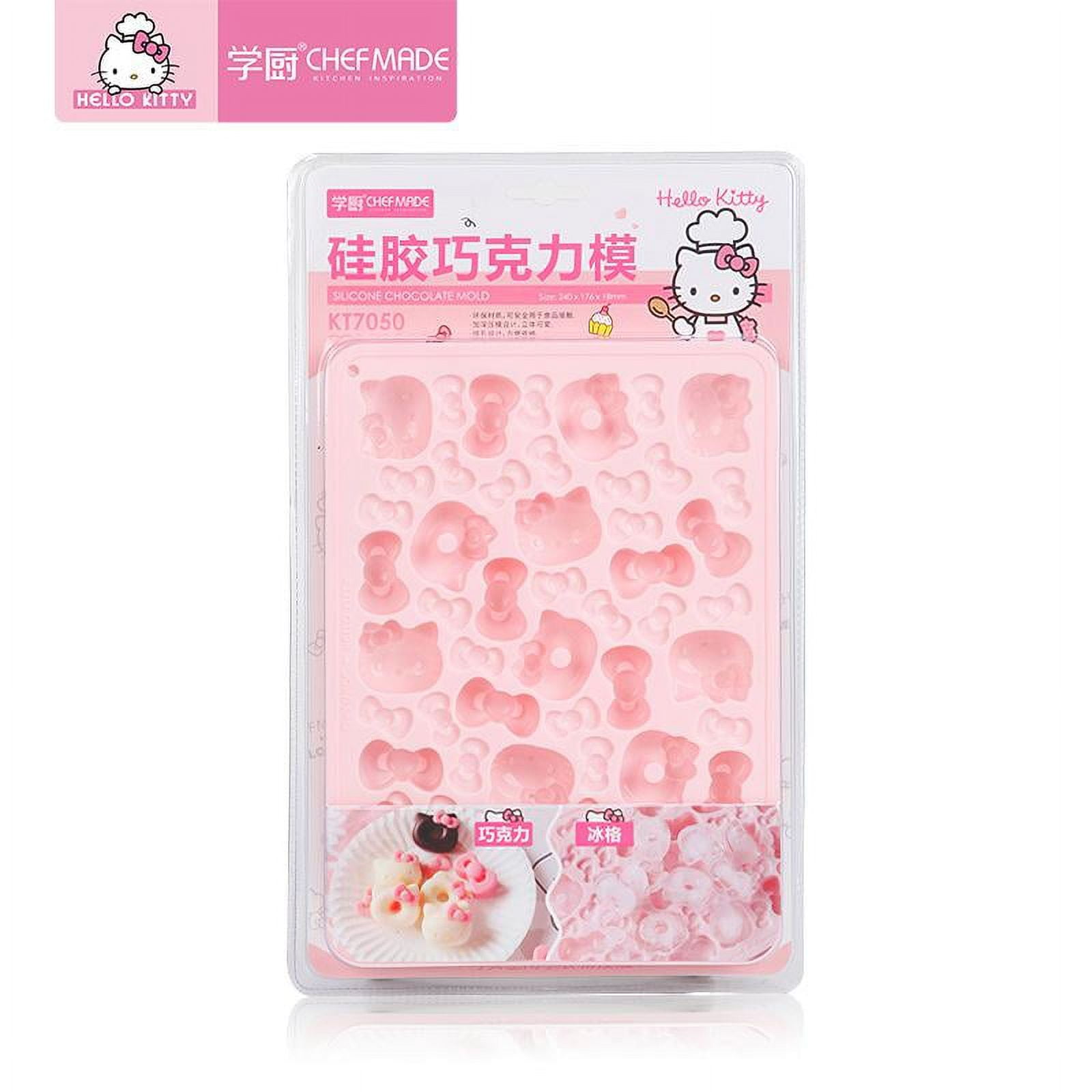 Hello Kitty Mold Authentic Sanrio Fondant Ice Tray Jelly Pudding Mold ...
