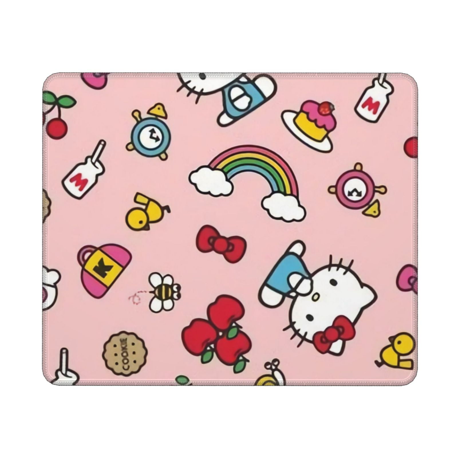 Hello Kitty Mouse Pad,Extended Contour Mouse Mat for Home and Office ...