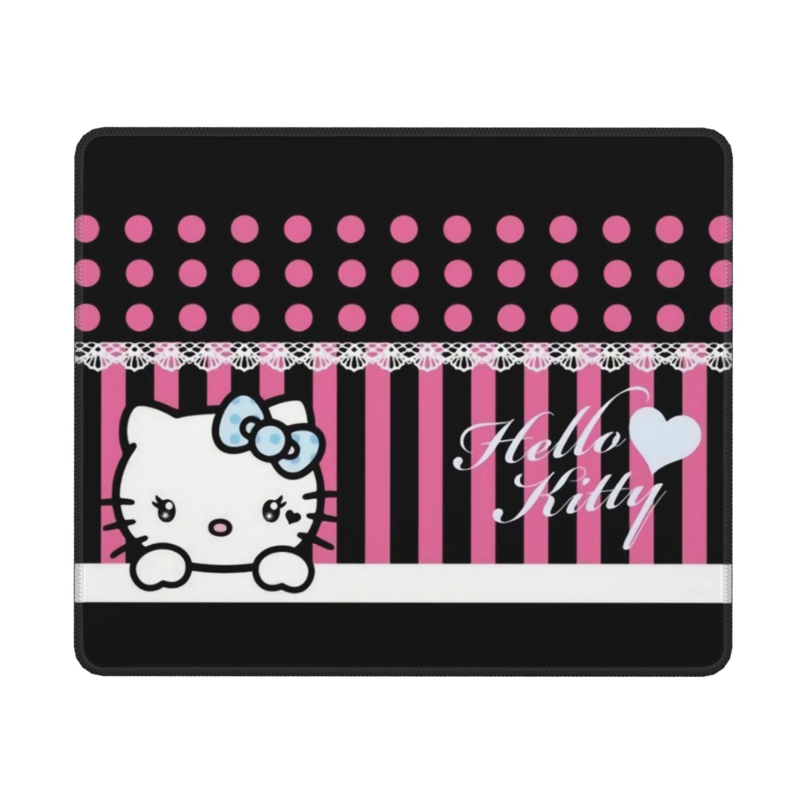 Hello Kitty Mouse Pad,Office Computer Mouse Pad with Stitched Edges,Non ...