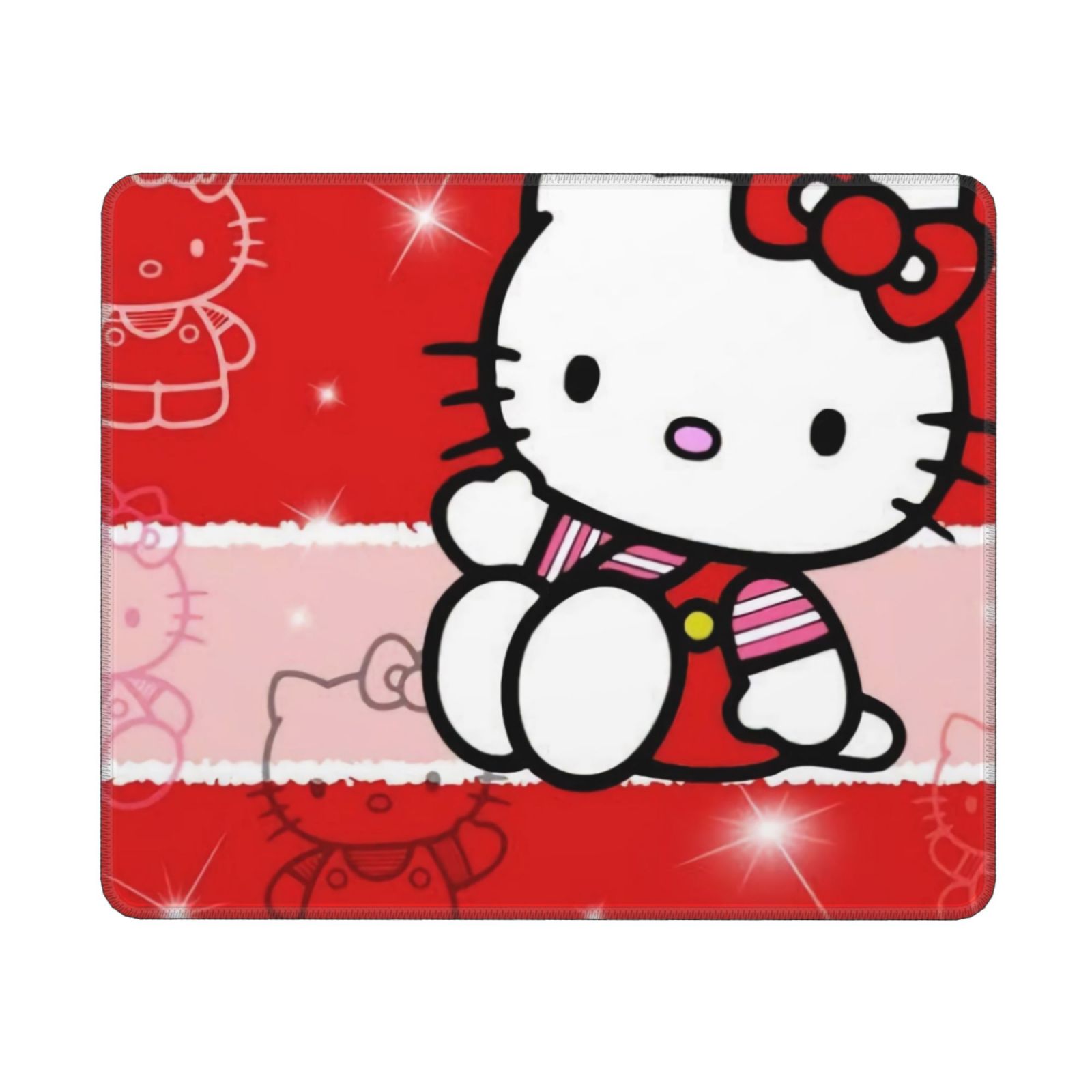 Hello Kitty Mouse Pad,Office Computer Mouse Pad with Stitched Edges,Non ...