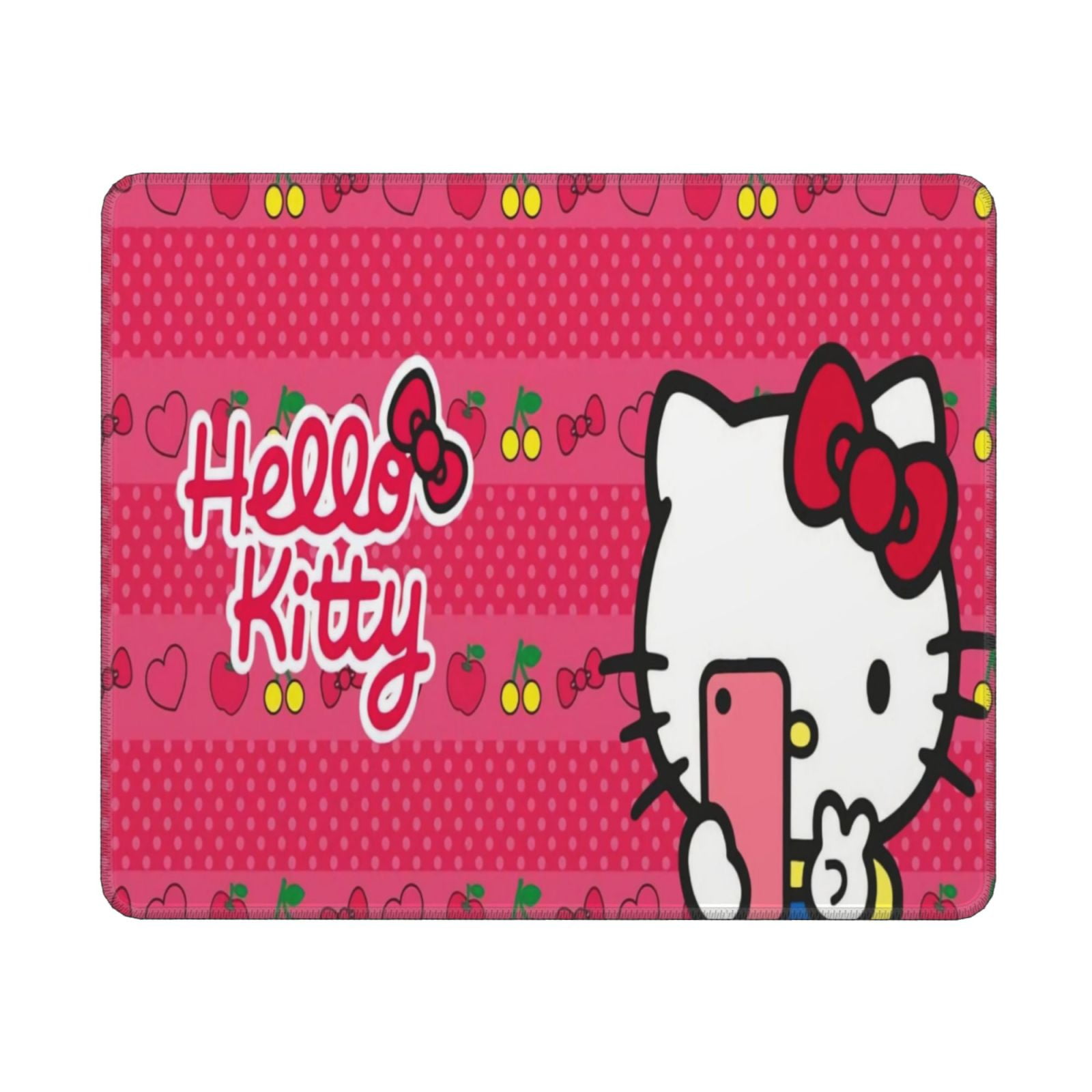 Hello Kitty Mouse Pad,Office Computer Mouse Pad with Stitched Edges,Non ...