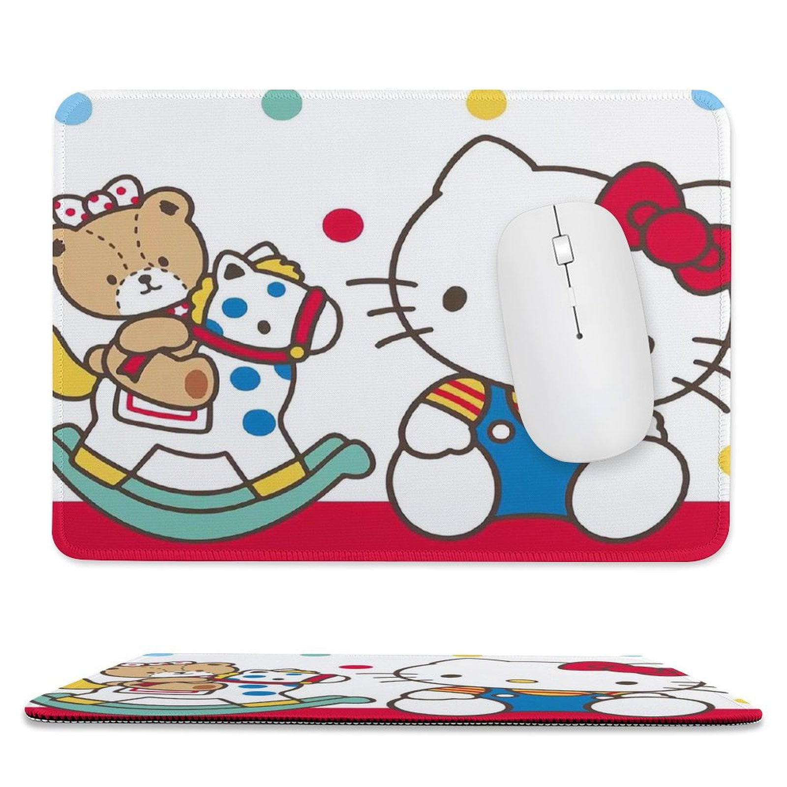 Hello Kitty Mouse Pad for Women Cute Hello Kitty Merch Square Mouse Pad ...