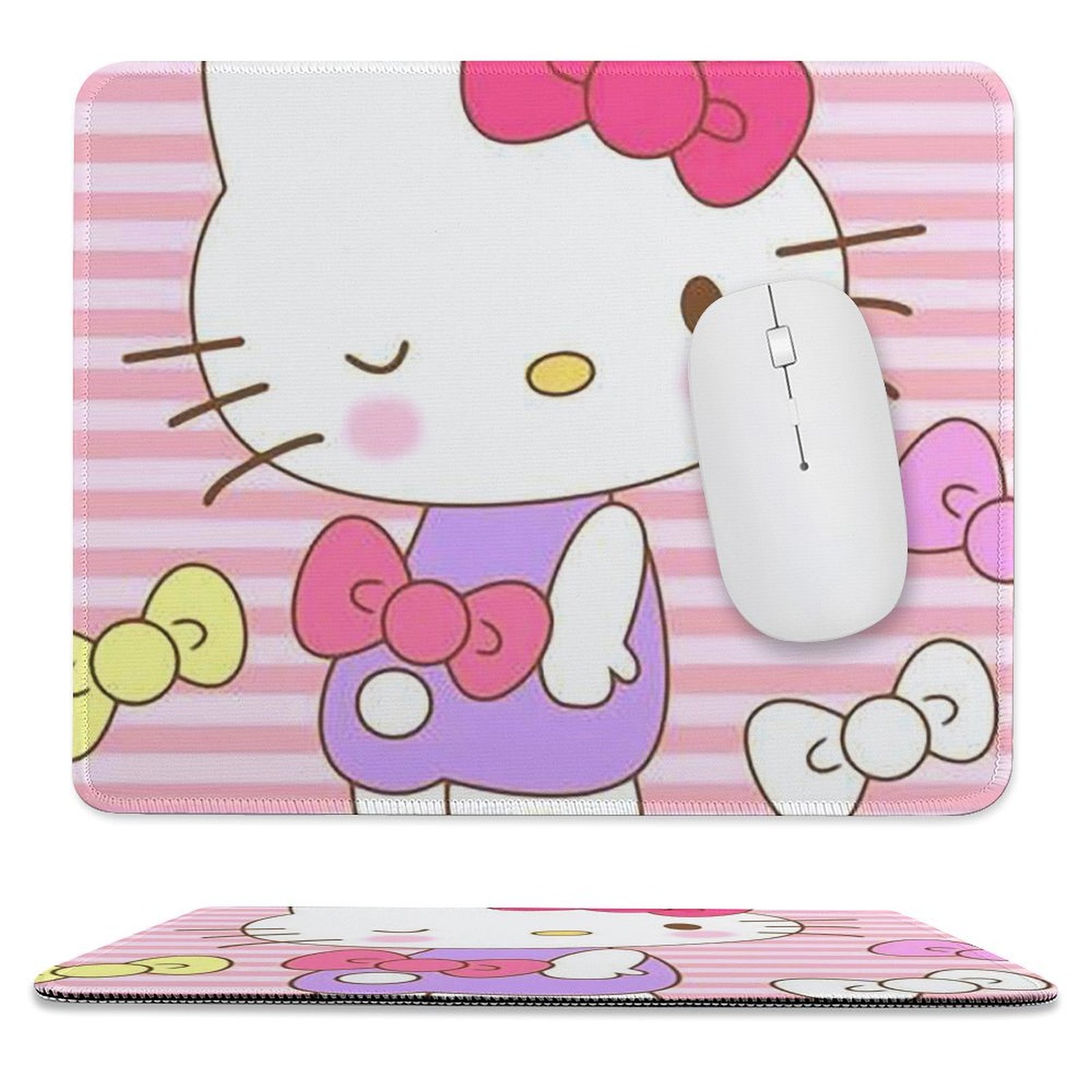 Hello Kitty Mouse Pad for Women Cute Hello Kitty Merch Square Mouse Pad ...