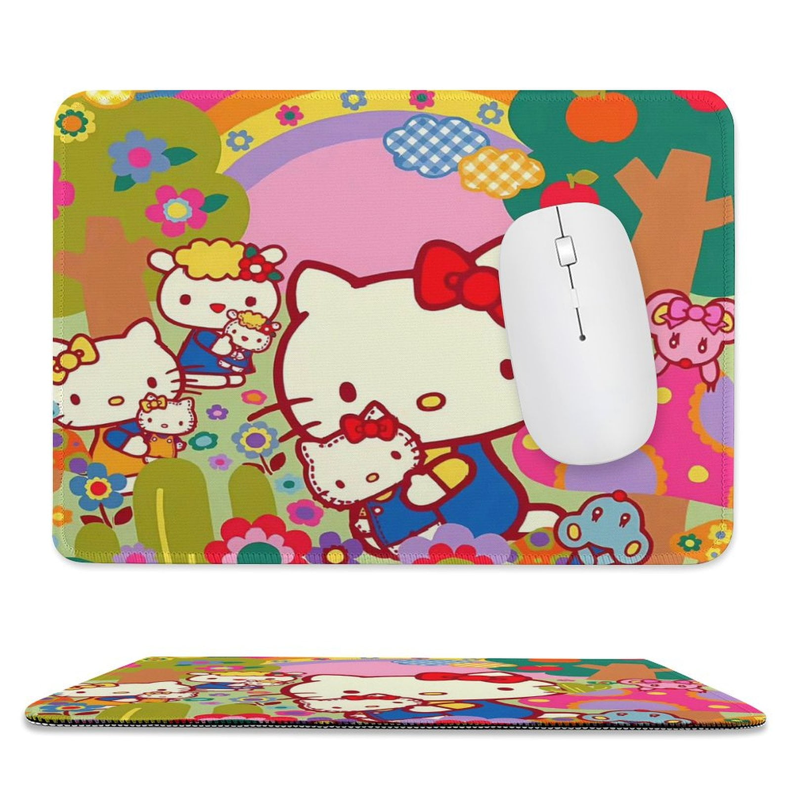 Hello Kitty Mouse Pad for Women Cute Hello Kitty Merch Square Mouse Pad ...