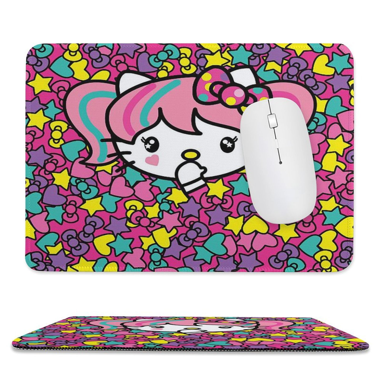 Hello Kitty Mouse Pad for Women Cute Hello Kitty Merch Square Mouse Pad ...