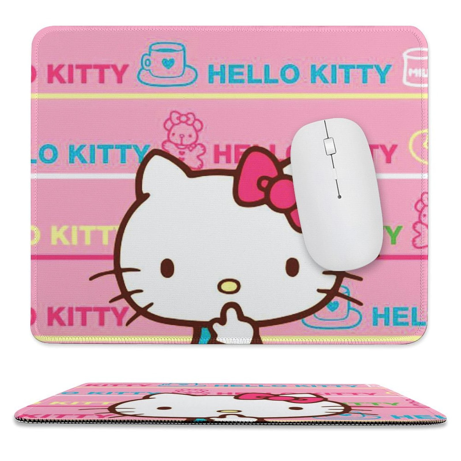 Hello Kitty Mouse Pad for Women Cute Hello Kitty Merch Square Mouse Pad ...