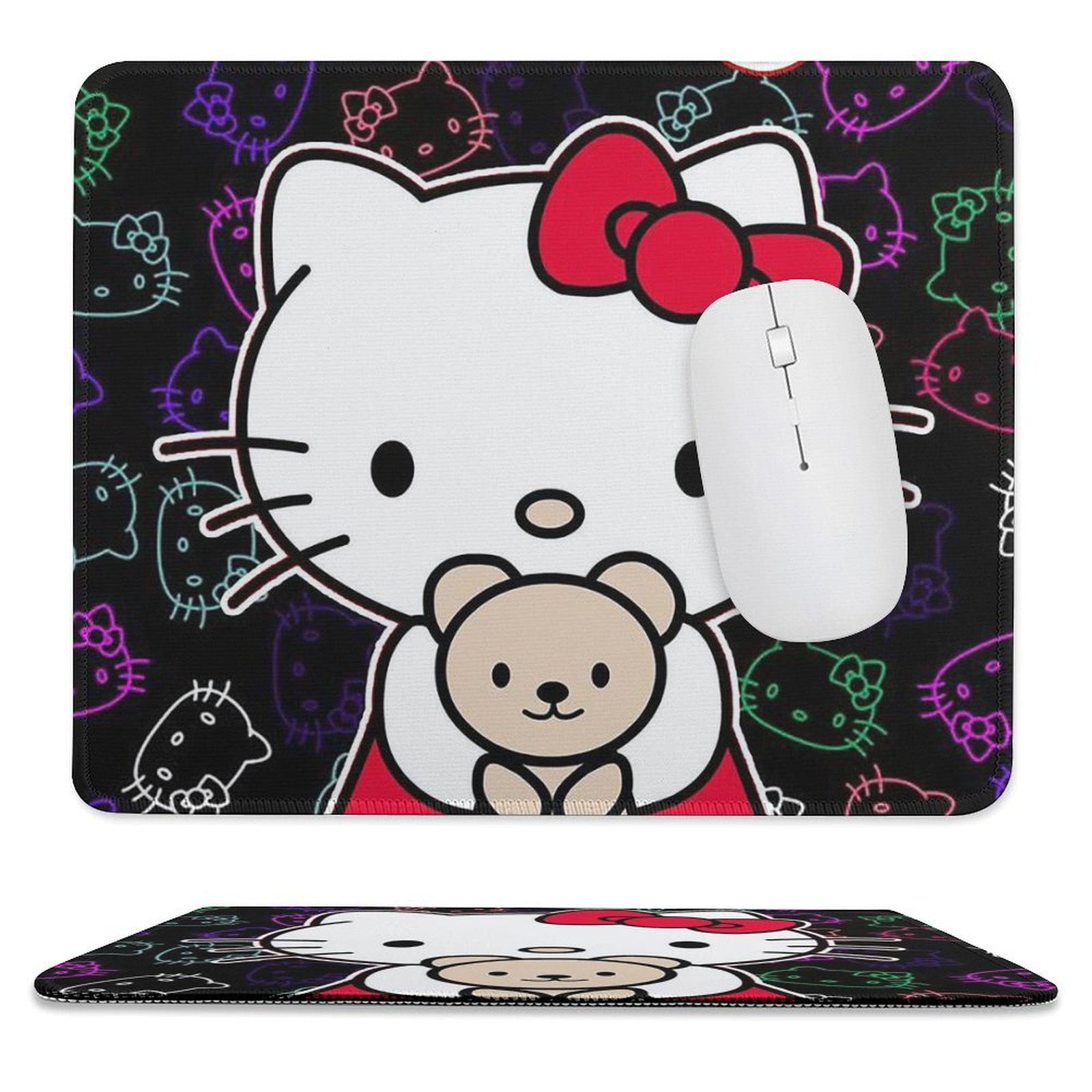 Hello Kitty Mouse Pad for Women Cute Hello Kitty Merch Square Mouse Pad ...