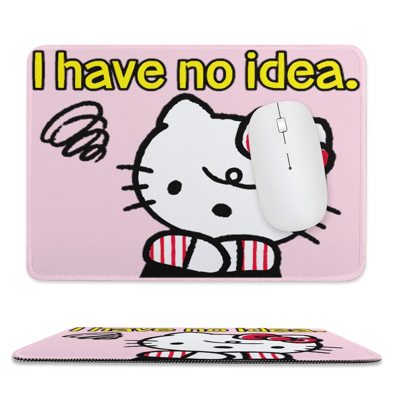 Hello Kitty Mouse Pad for Women Cute Hello Kitty Merch Square Mouse Pad ...