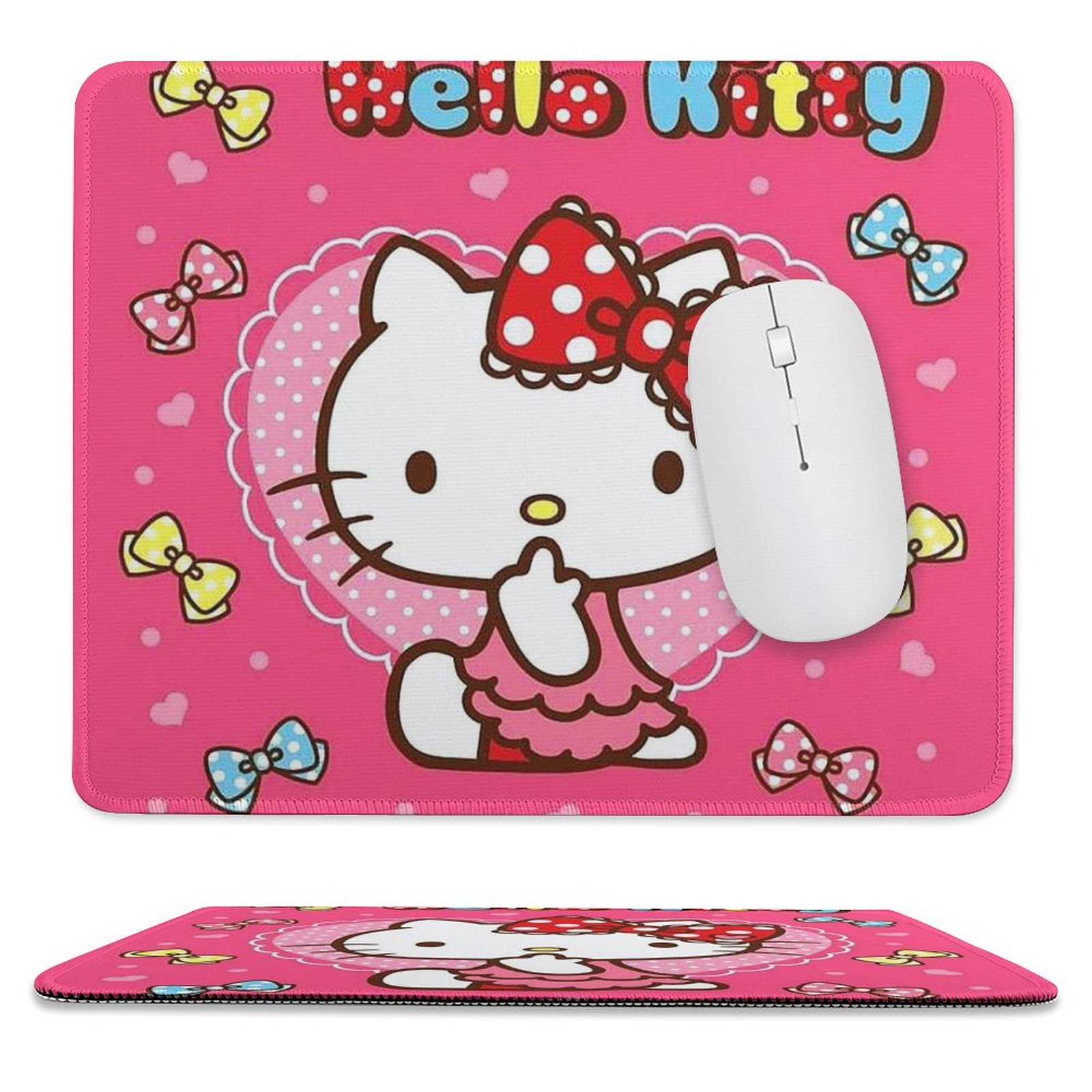 Hello Kitty Mouse Pad for Women Cute Hello Kitty Merch Square Mouse Pad ...
