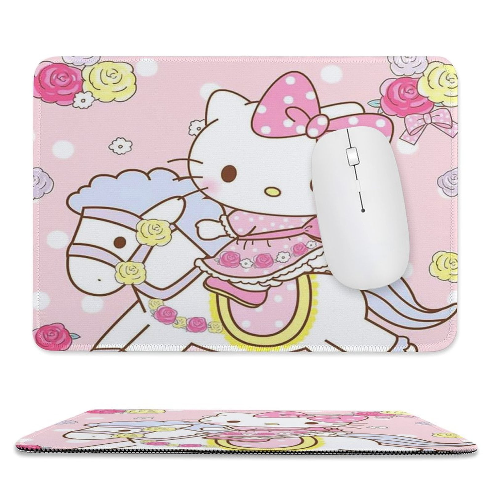 Hello Kitty Mouse Pad for Women Cute Hello Kitty Merch Square Mouse Pad ...