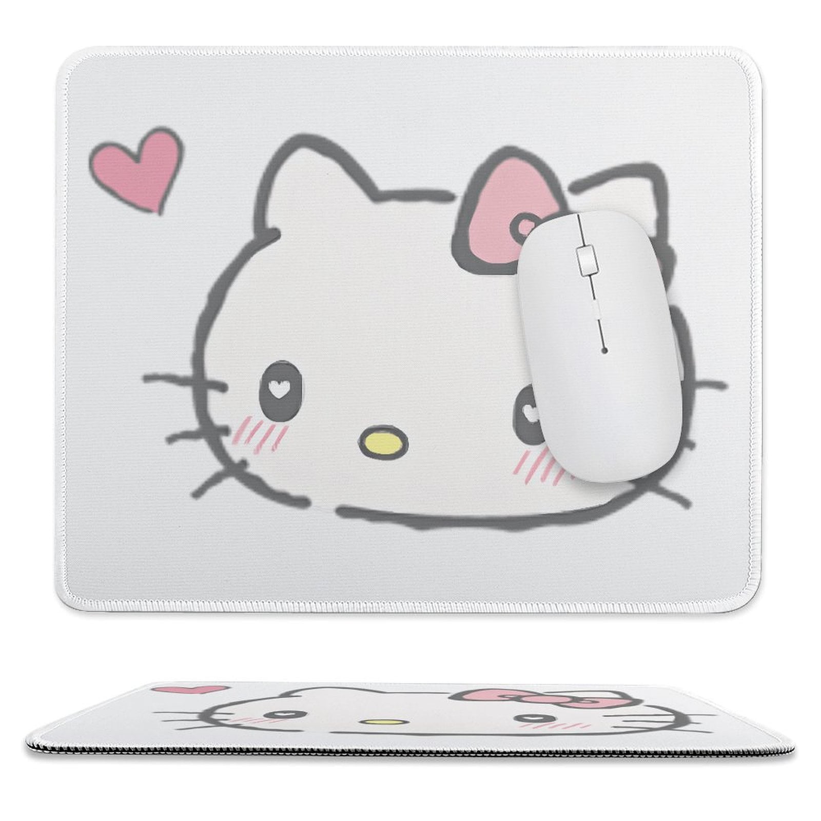 Hello Kitty Mouse Pad for Women Cute Hello Kitty Merch Square Mouse Pad ...