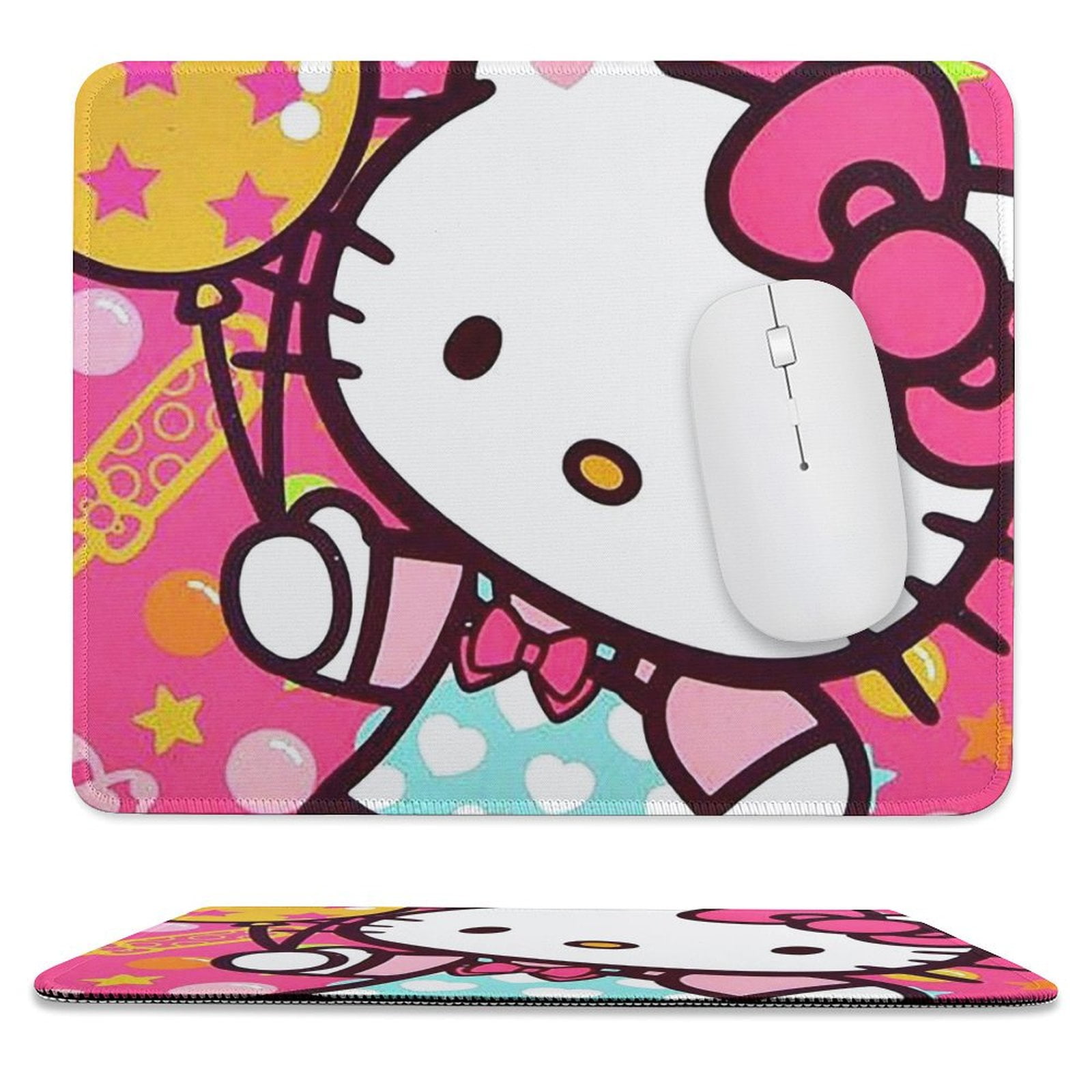 Hello Kitty Mouse Pad for Women Cute Hello Kitty Merch Square Mouse Pad ...