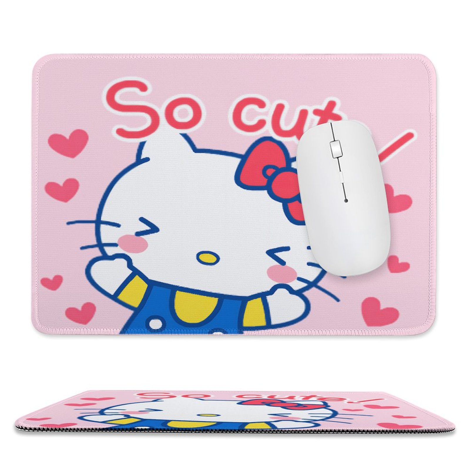 Hello Kitty Mouse Pad for Women Cute Hello Kitty Merch Square Mouse Pad ...