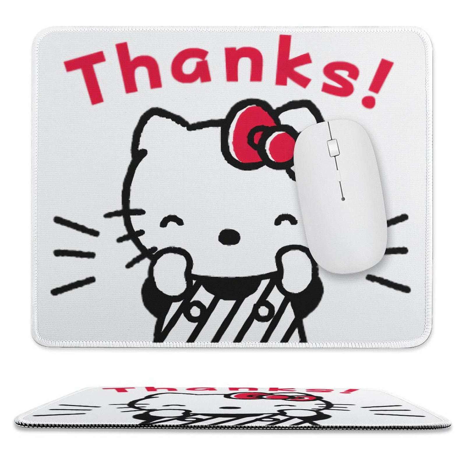 Hello Kitty Mouse Pad for Women Cute Hello Kitty Merch Square Mouse Pad ...