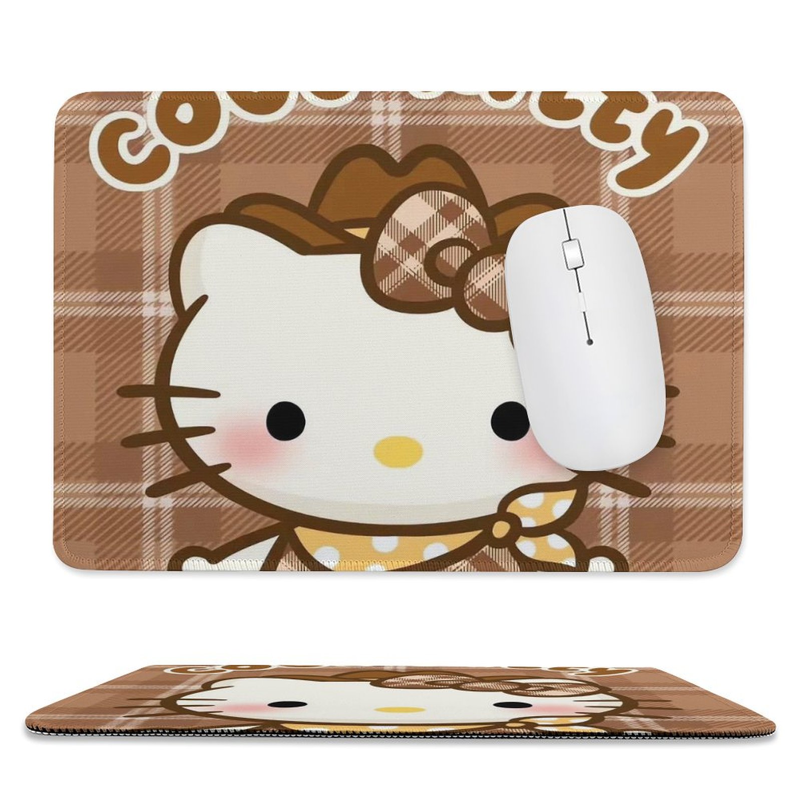 Hello Kitty Mouse Pad for Women Cute Hello Kitty Merch Square Mouse Pad ...