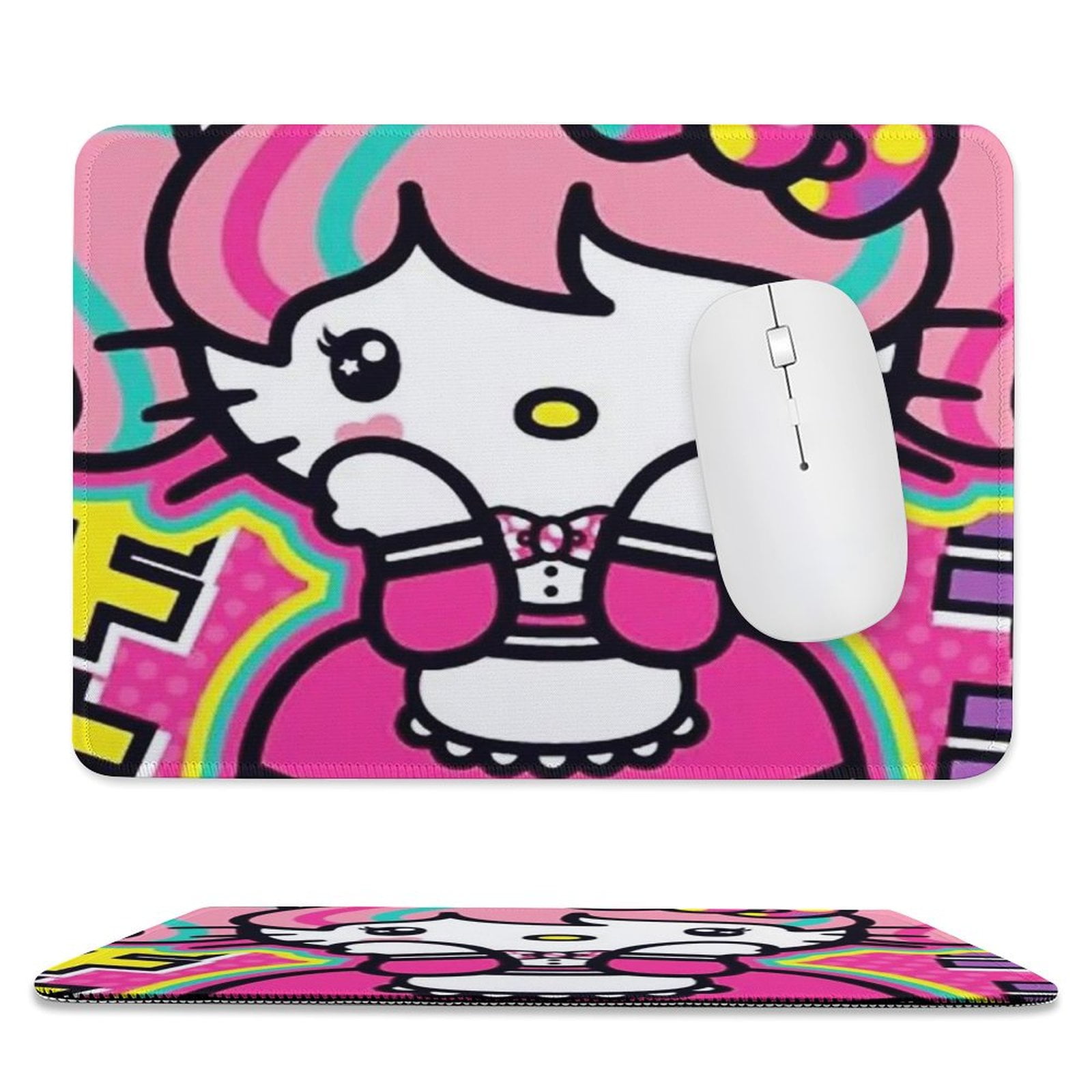 Hello Kitty Mouse Pad for Women Cute Hello Kitty Merch Square Mouse Pad ...