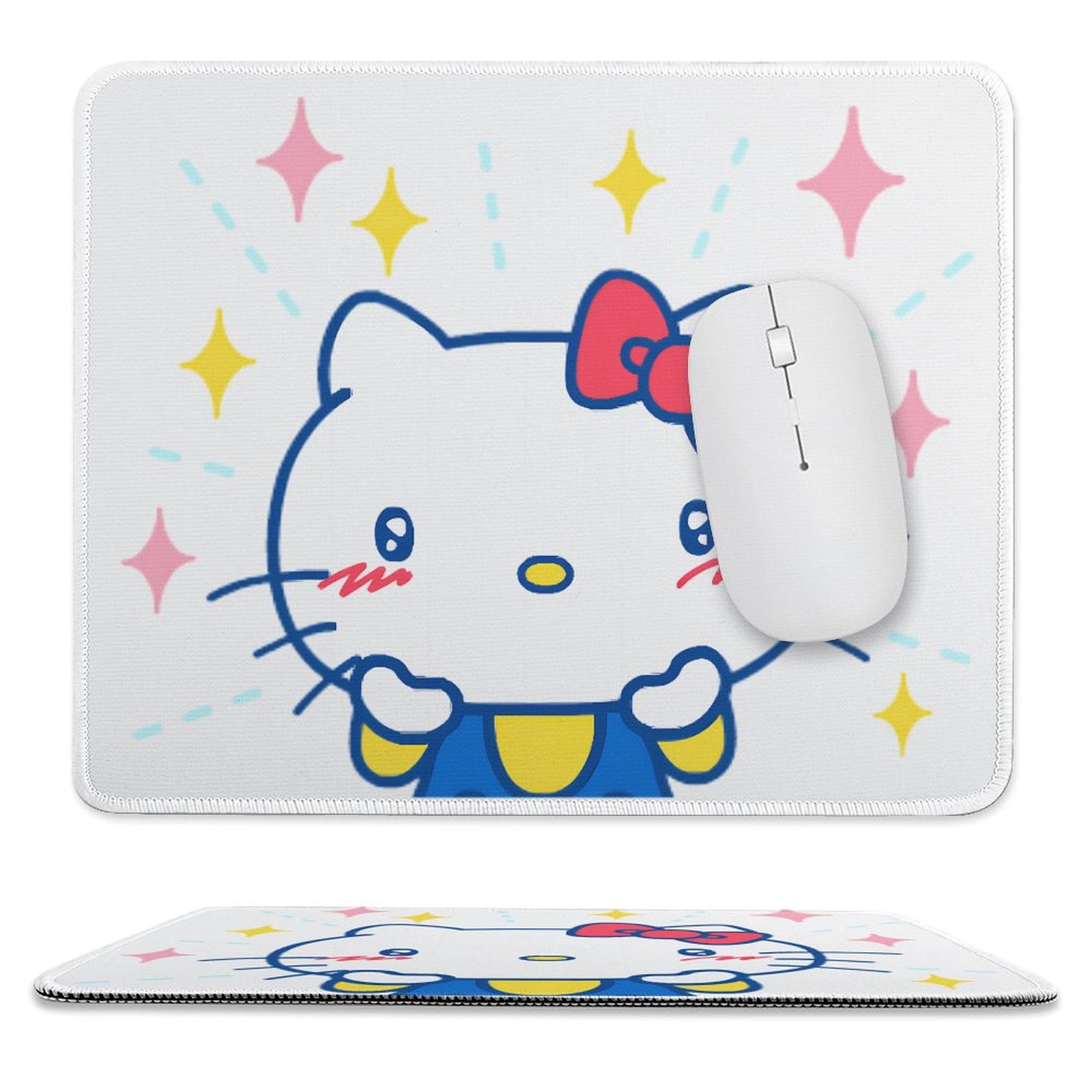Hello Kitty Mouse Pad for Women Cute Hello Kitty Merch Square Mouse Pad ...