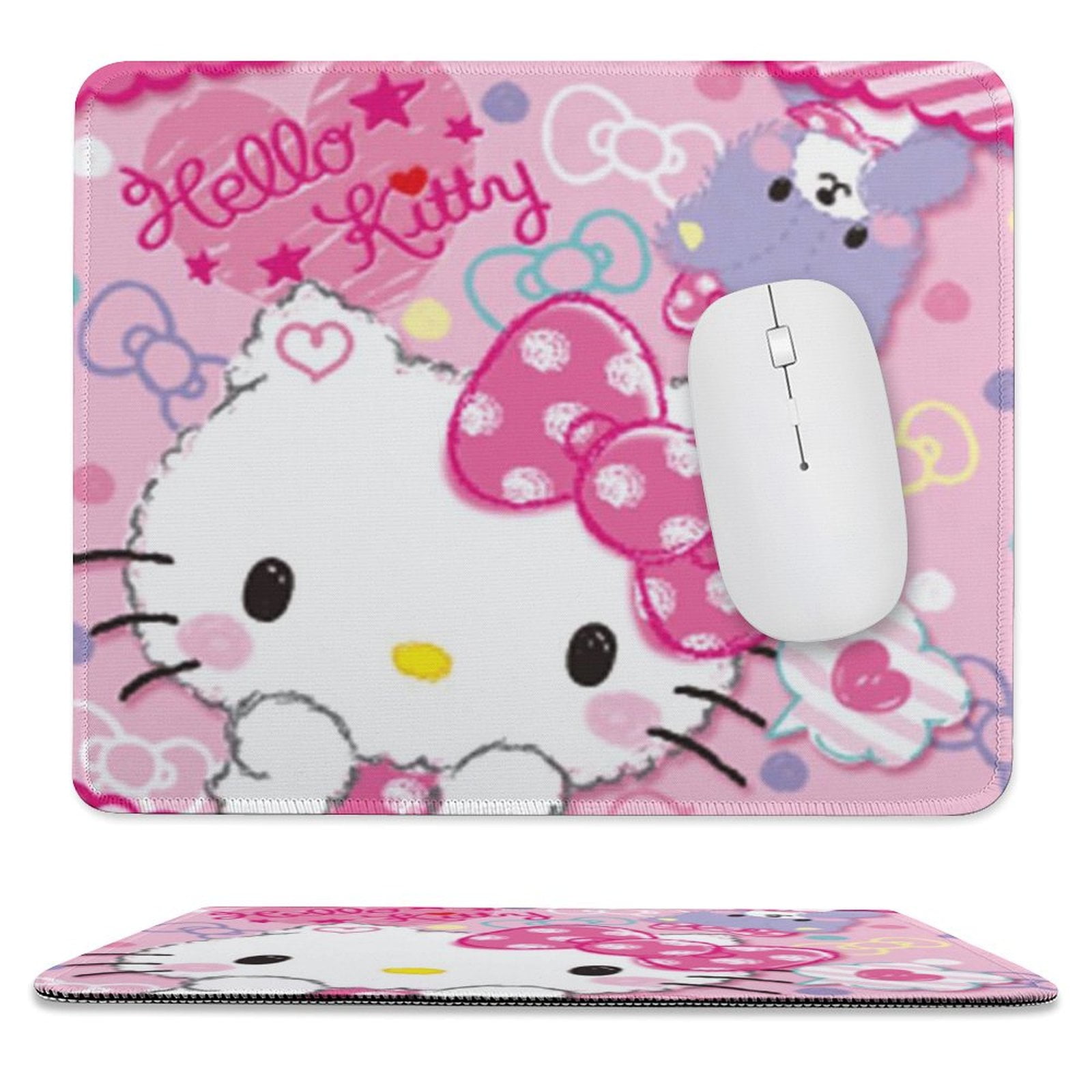 Hello Kitty Mouse Pad for Women Cute Hello Kitty Merch Square Mouse Pad ...