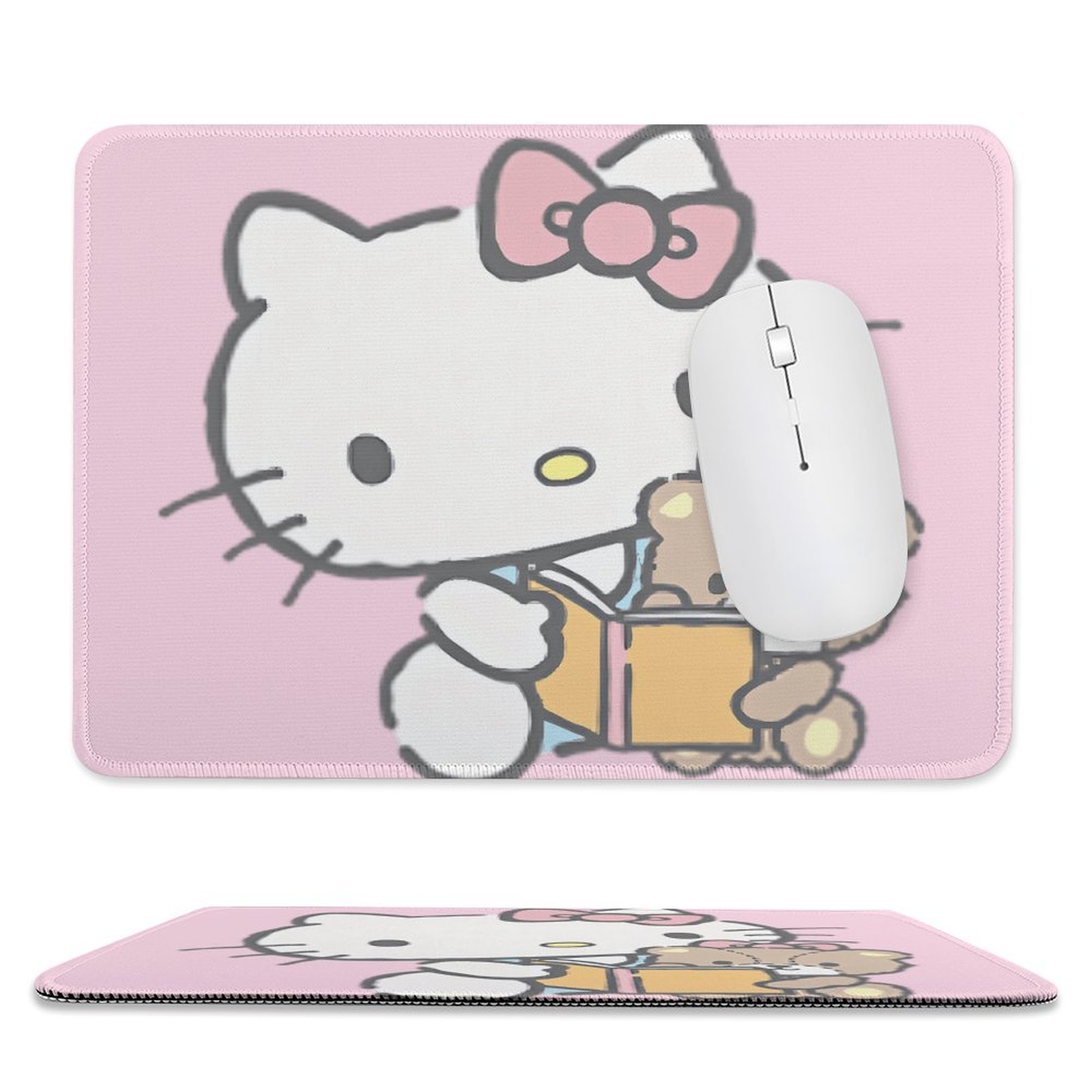 Hello Kitty Mouse Pad for Women Cute Hello Kitty Merch Square Mouse Pad ...