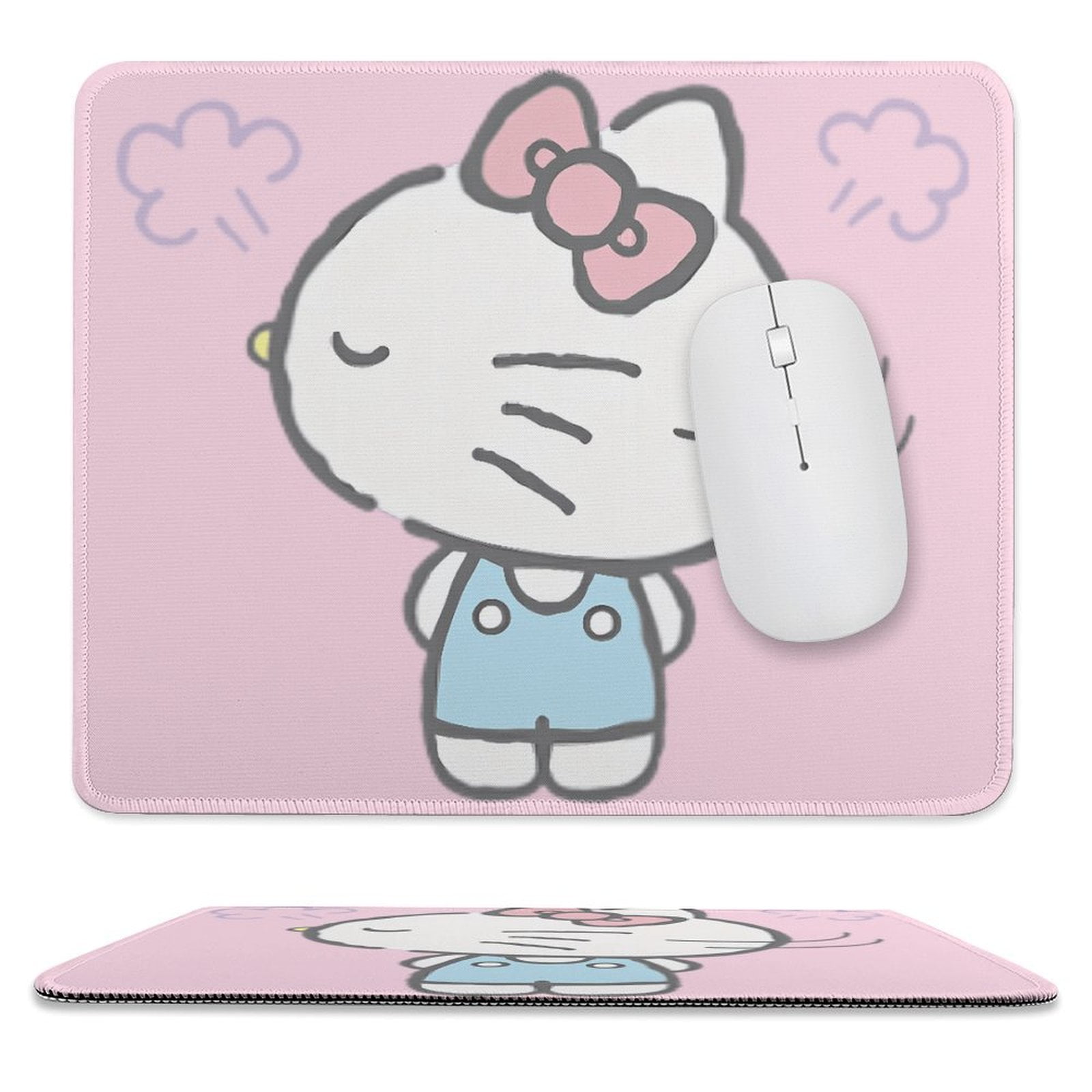 Hello Kitty Mouse Pad for Women Cute Hello Kitty Merch Square Mouse Pad ...