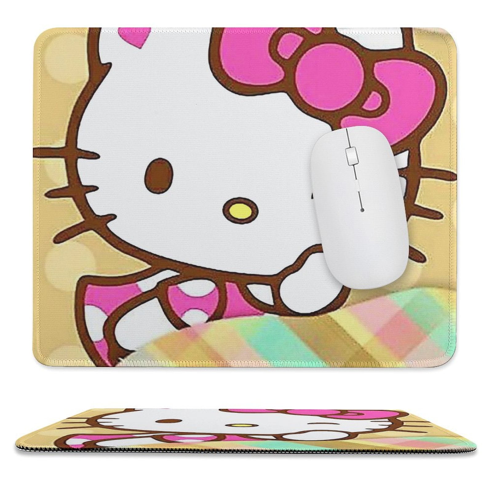 Hello Kitty Mouse Pad for Women Cute Hello Kitty Merch Square Mouse Pad ...