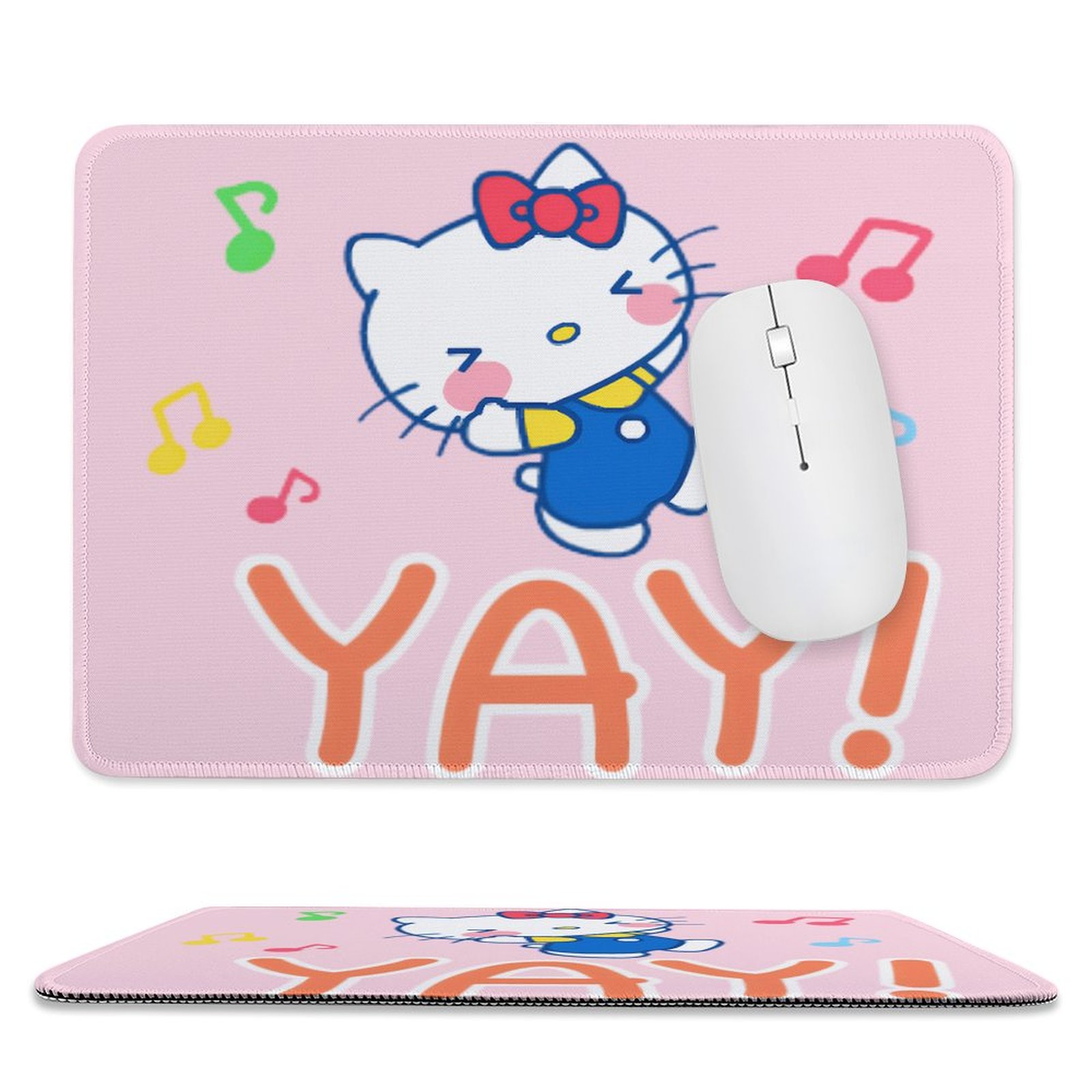 Hello Kitty Mouse Pad for Women Cute Hello Kitty Merch Square Mouse Pad ...