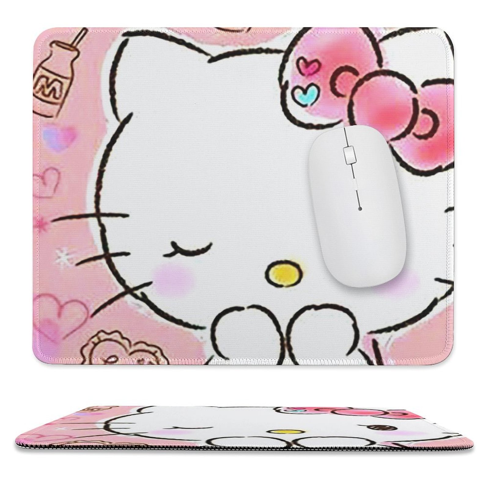 Hello Kitty Mouse Pad for Women Cute Hello Kitty Merch Square Mouse Pad ...