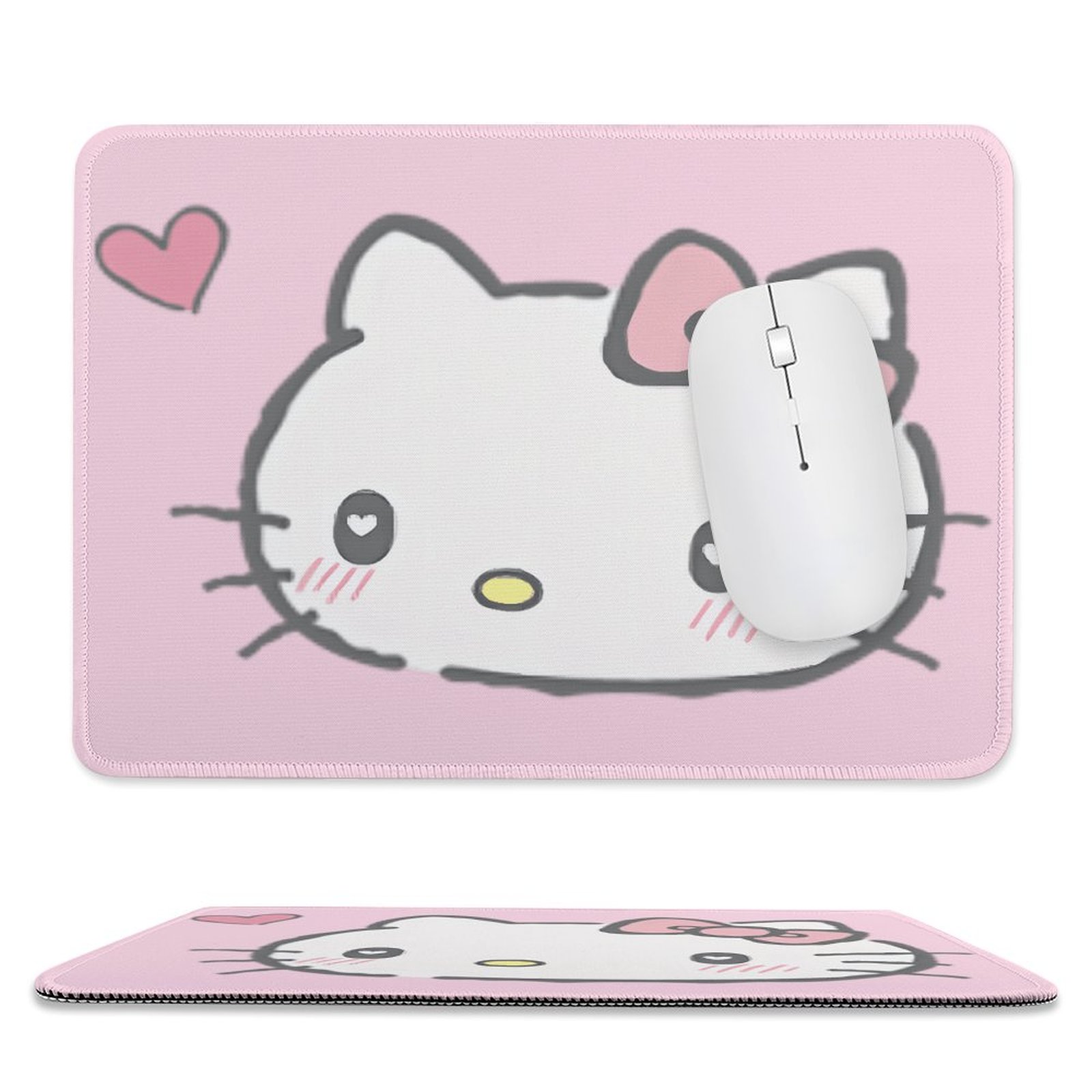 Hello Kitty Mouse Pad for Women Cute Hello Kitty Merch Square Mouse Pad ...