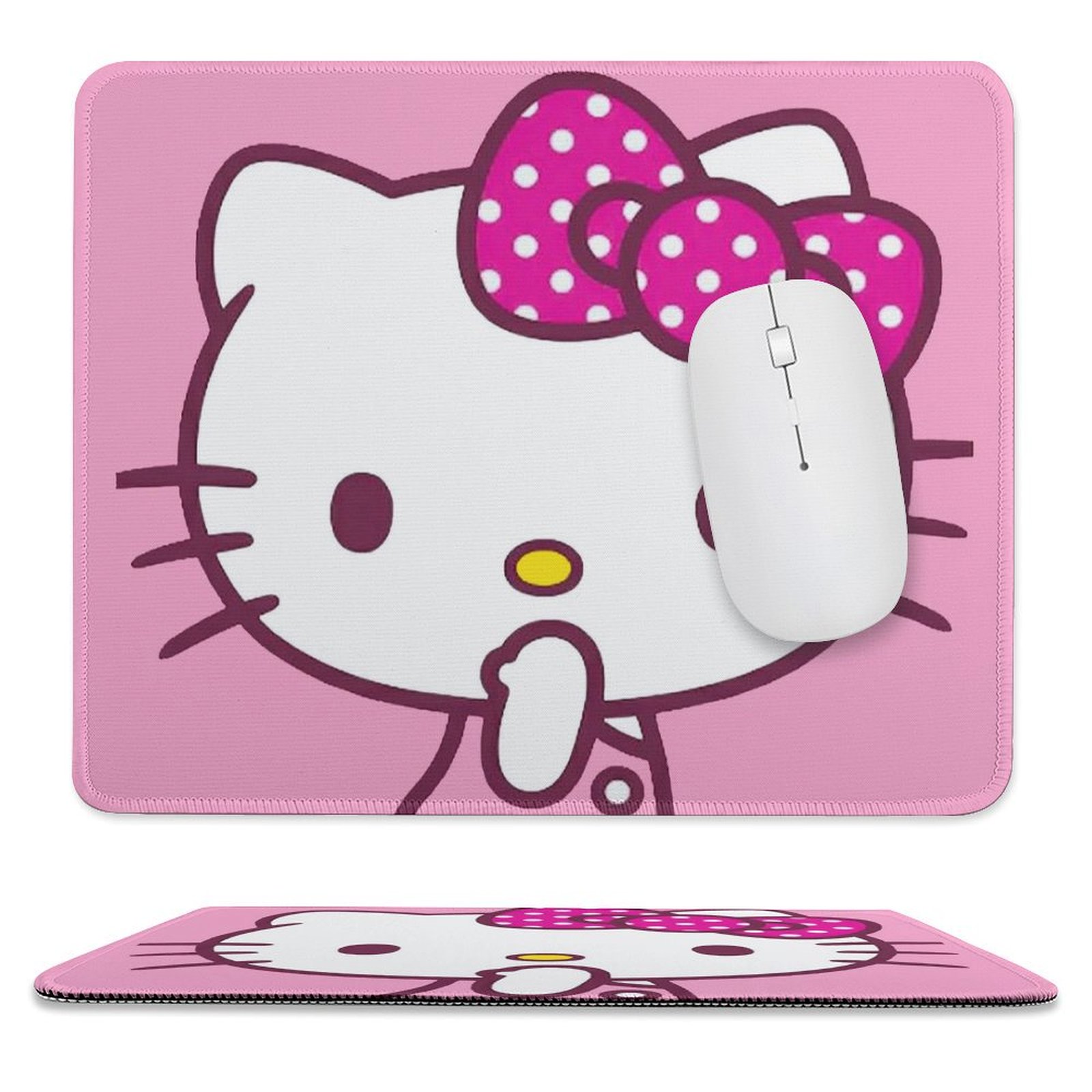 Hello Kitty Mouse Pad for Women Cute Hello Kitty Merch Square Mouse Pad ...