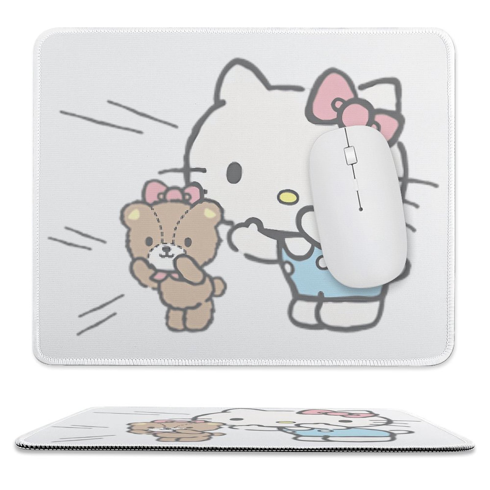 Hello Kitty Mouse Pad for Women Cute Hello Kitty Merch Square Mouse Pad ...