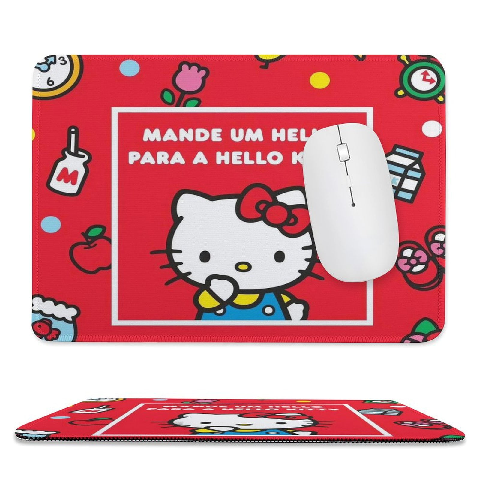 Hello Kitty Mouse Pad for Women Cute Hello Kitty Merch Square Mouse Pad ...