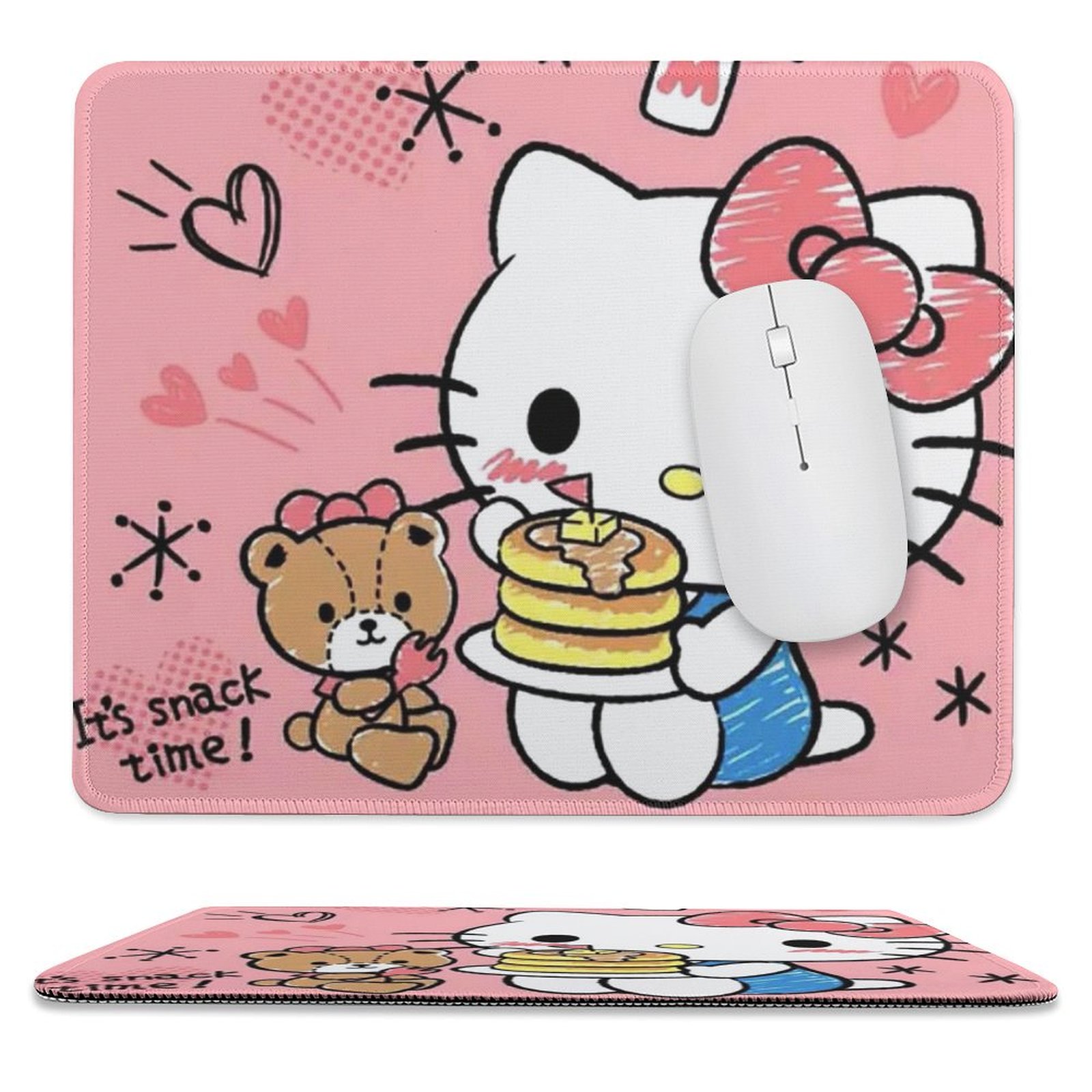 Hello Kitty Mouse Pad for Women Cute Hello Kitty Merch Square Mouse Pad ...