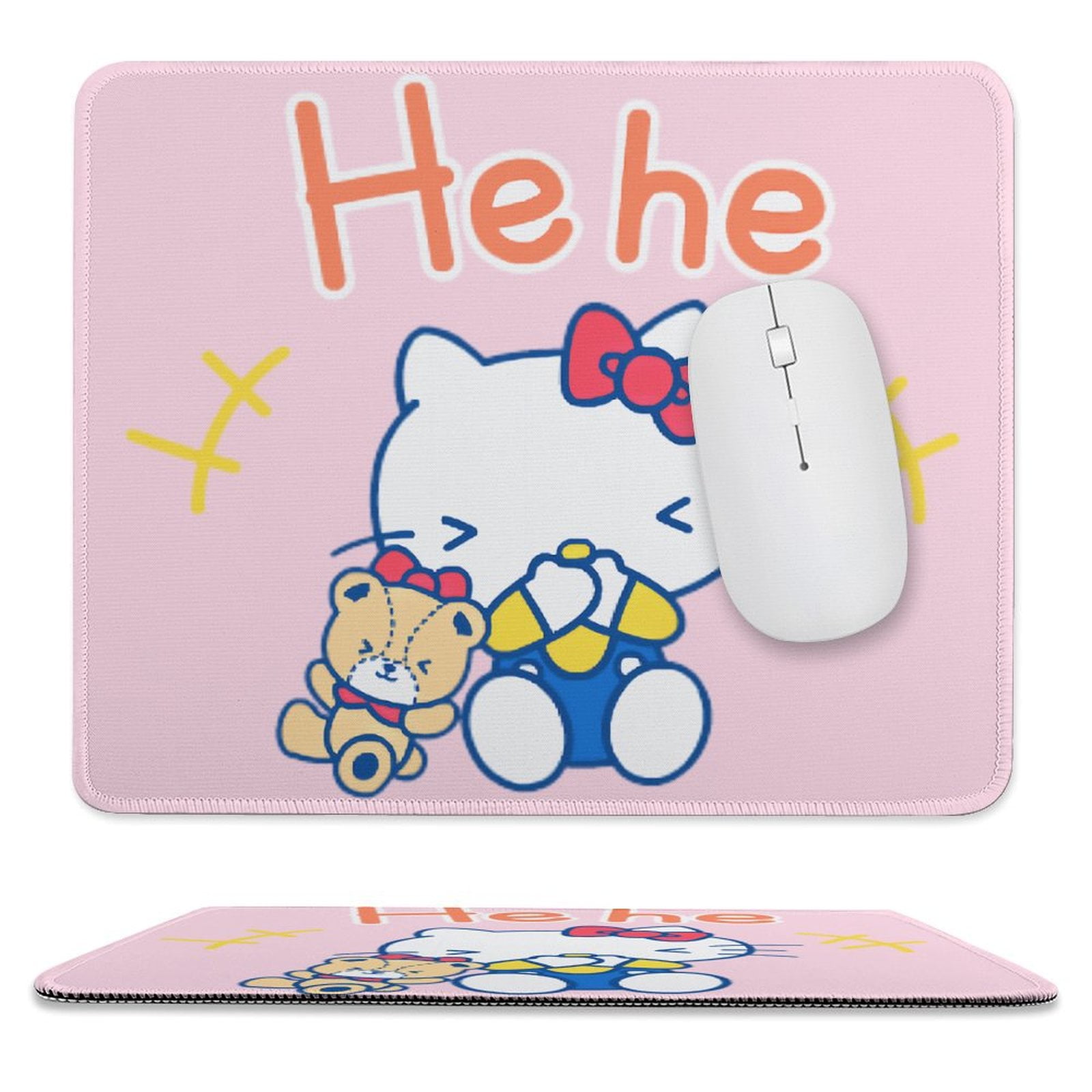 Hello Kitty Mouse Pad for Women Cute Hello Kitty Merch Square Mouse Pad ...