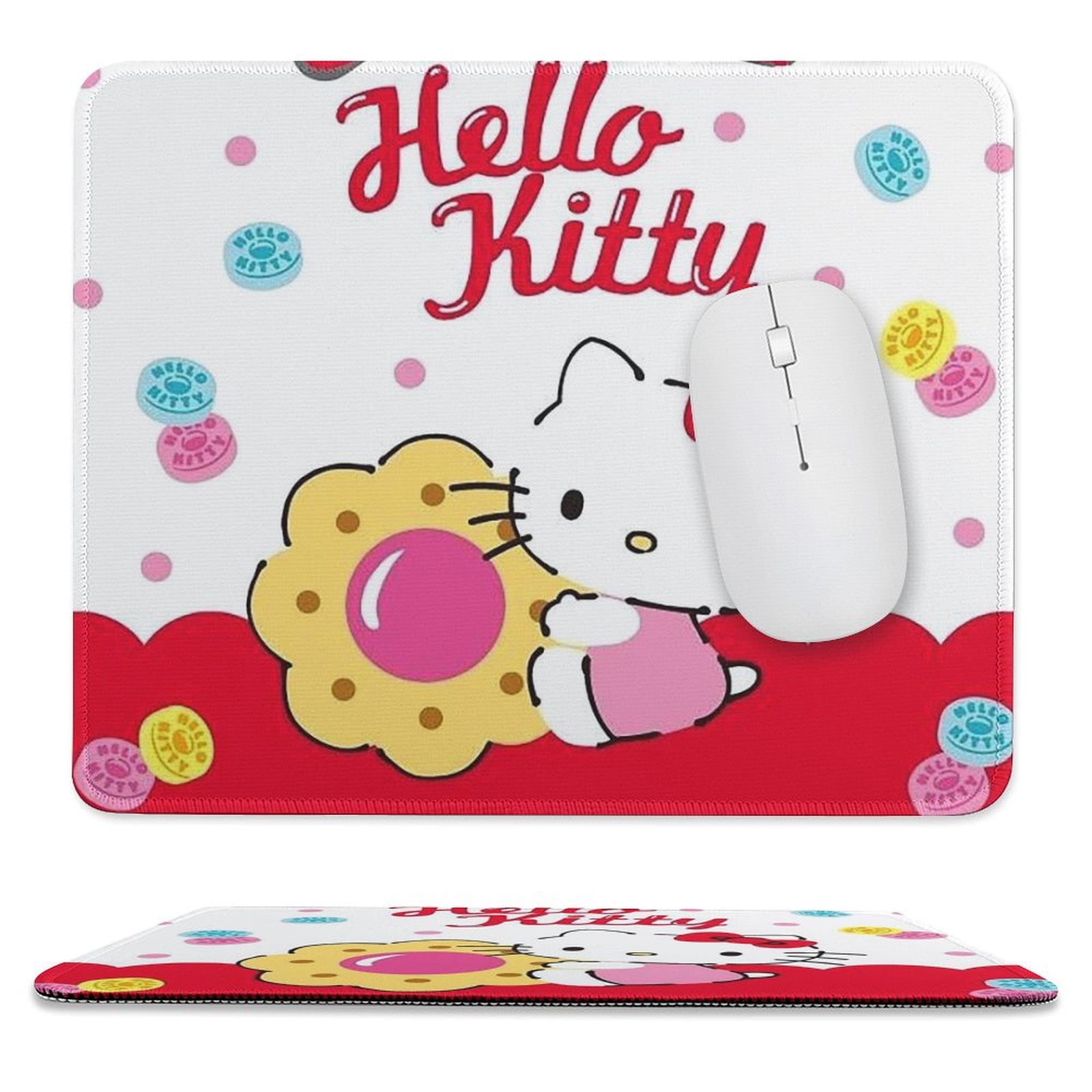 Hello Kitty Mouse Pad for Women Cute Hello Kitty Merch Square Mouse Pad ...